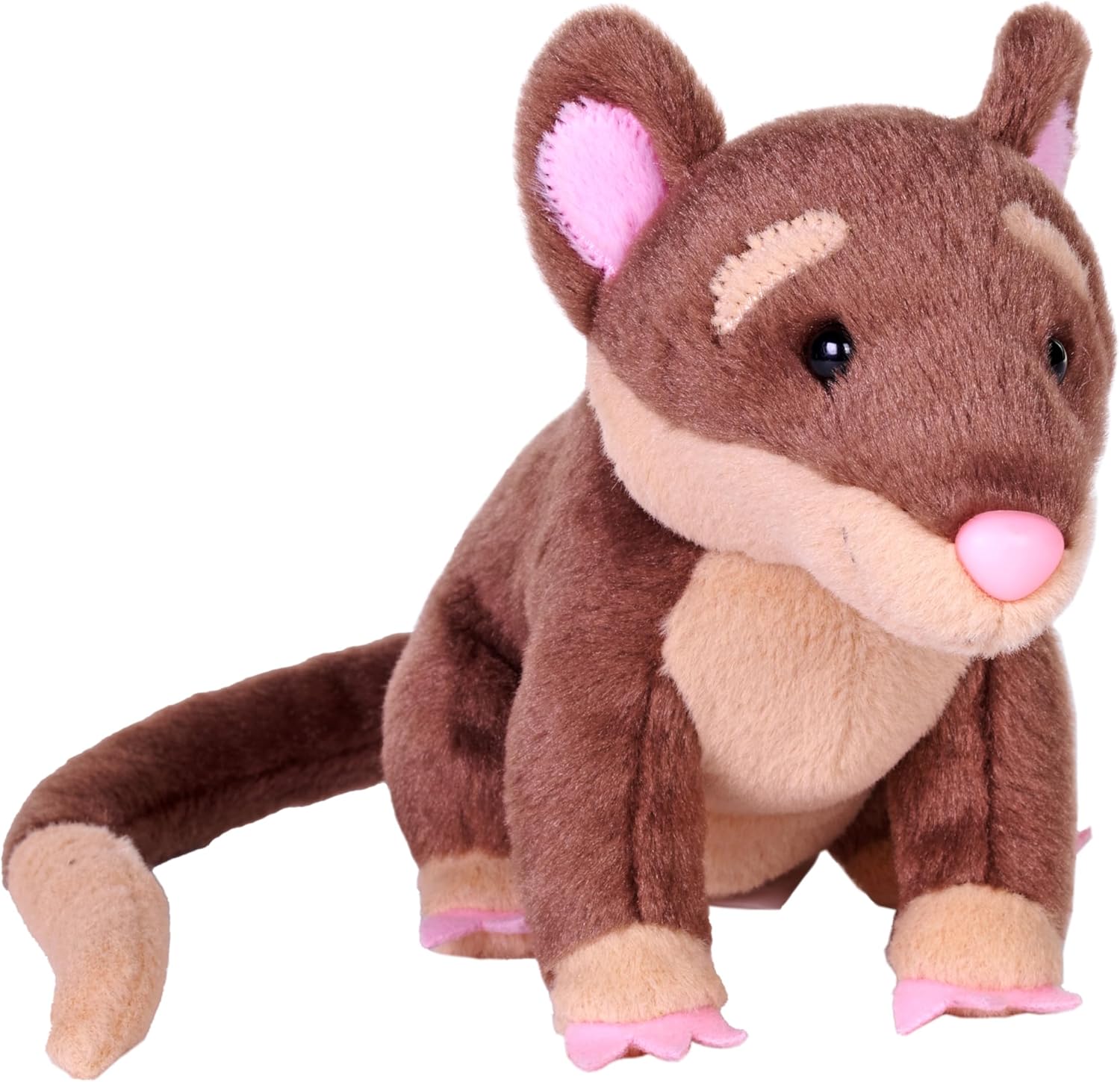Amazon.com: Wild Republic Rainforest Four Eyed Opossum, Stuffed Animal ...