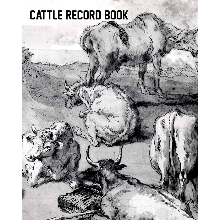 Buy Cattle Record Book: Farm Record Book - Livestock Record Keeping ...