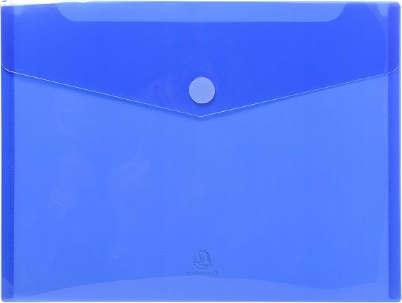 Exacompta - Ref 56422E - PP Envelope Pocket - Suitable for A4 Documents ...