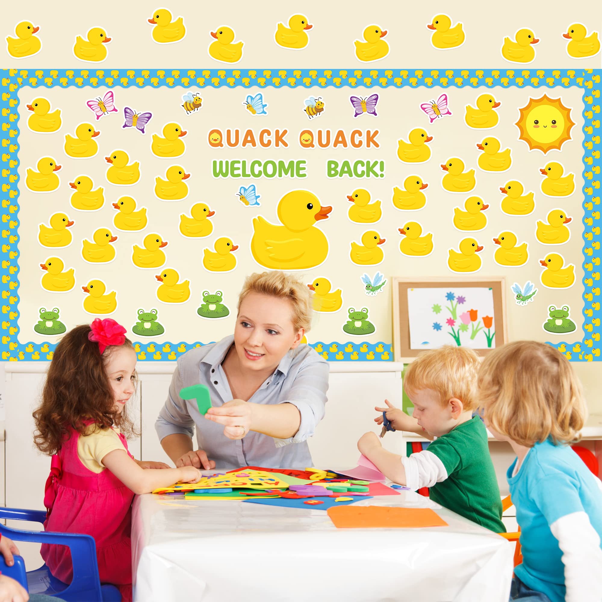 Snapklik.com : AsodSway 120Pcs Duck Bulletin Board Back To School ...