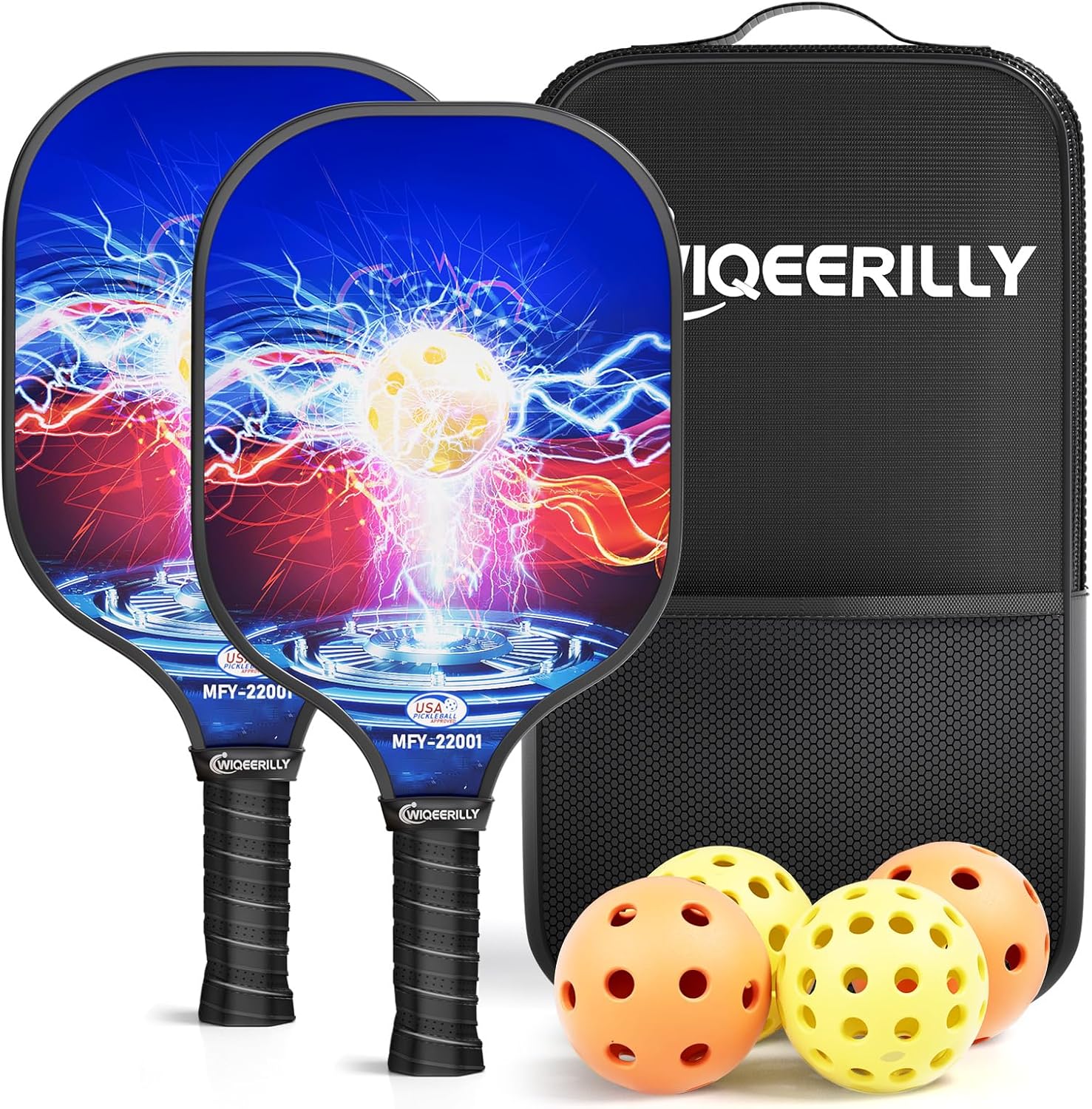 Amazon.com : Pickleball Paddles, Pickleball Paddles Set of 2 ...