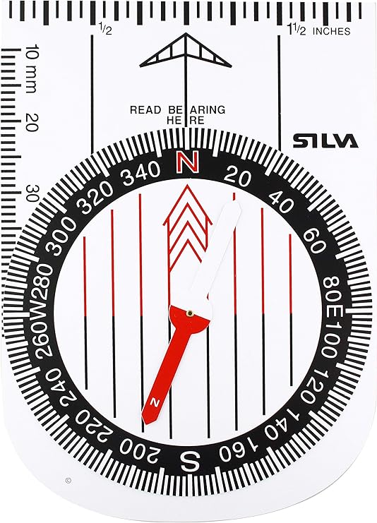 Amazon.com : Silva Compass Demo, White, One Size : Camping Compasses ...