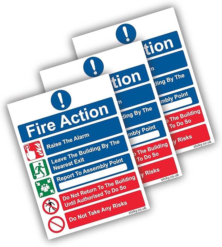 Amazon.ae: Safety Signs - Safety Signs / Work Safety Equipment & Gear ...