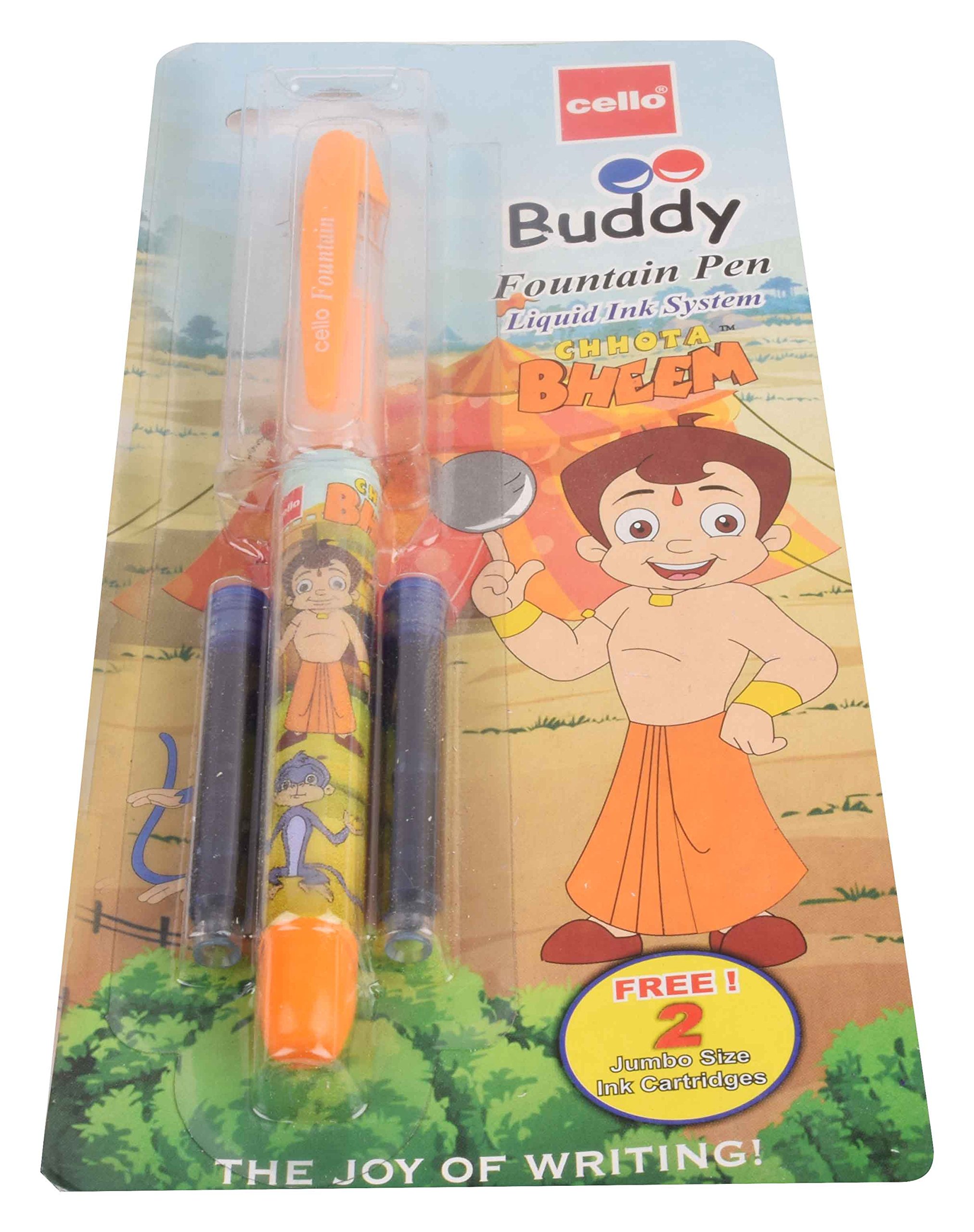 Cello Buddy Fountain Pens (Pack Of 3),Blue : Amazon.in: Office Products
