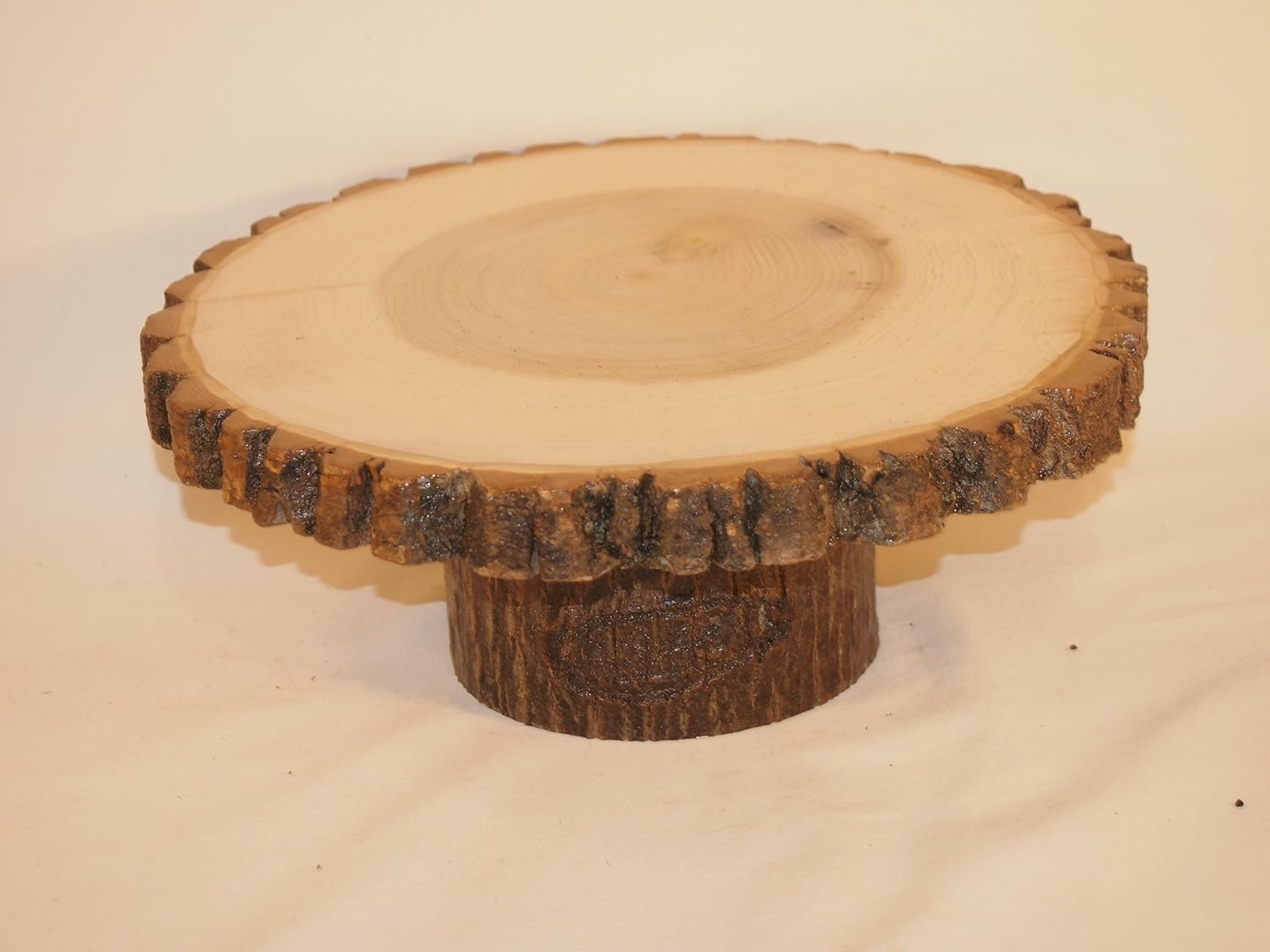 Amazon.com: 12" Rustic display stand, woodland decor, tree slice ...