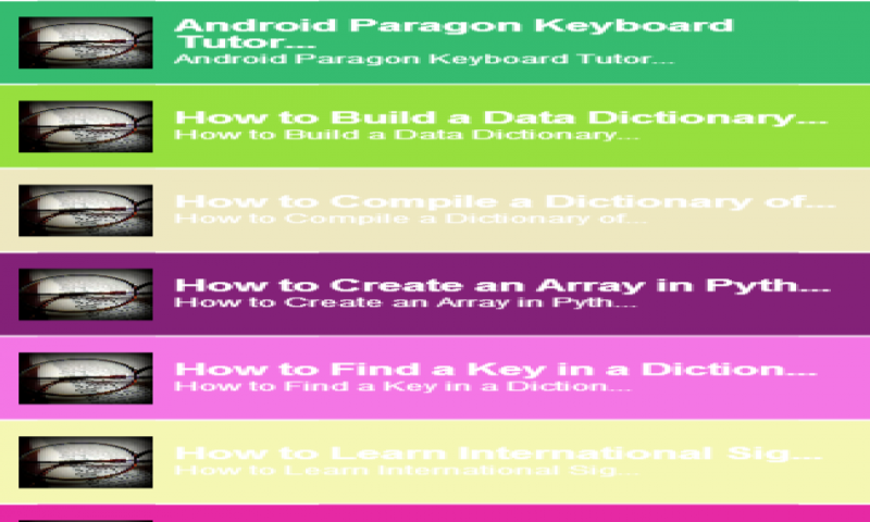 Dictionary Tutorial Guide - App on Amazon Appstore