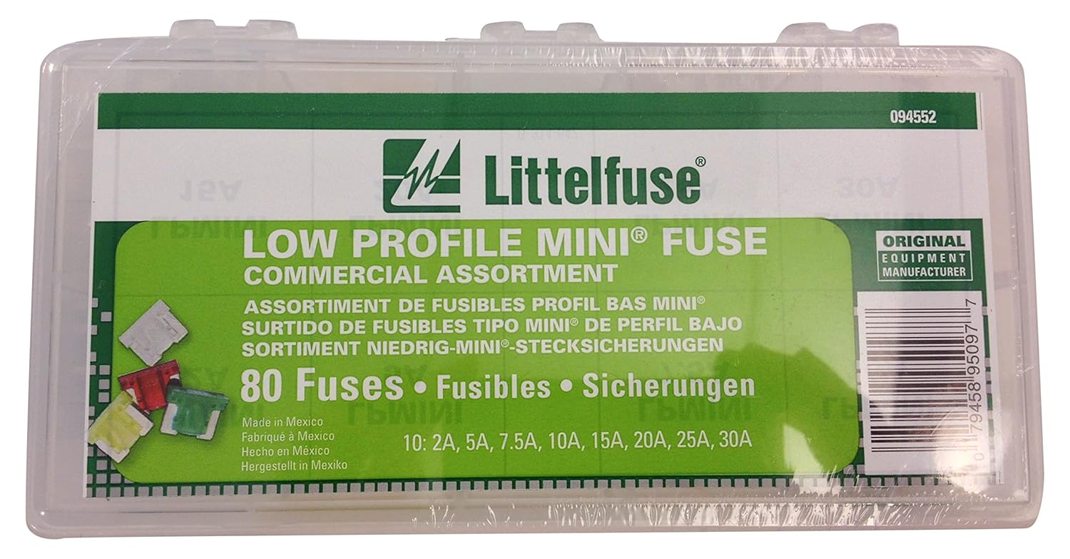 Amazon.com: Littelfuse 00940552Z Low Profile Mini Blade Fuse Commercial ...