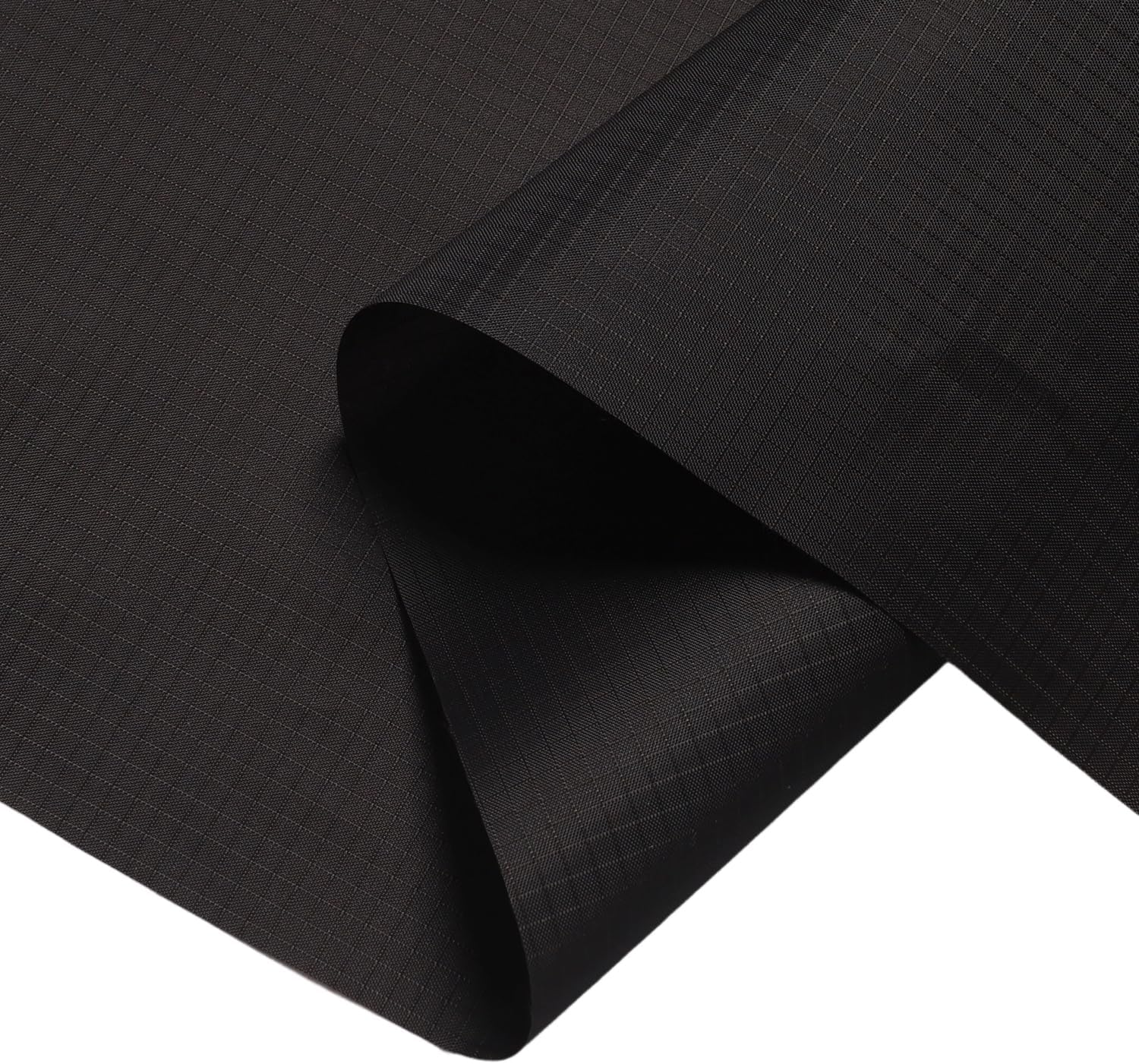 Amazon.com: iGWHED Outdoor Fabric by the Yard - Black Ripstop Fabric ...