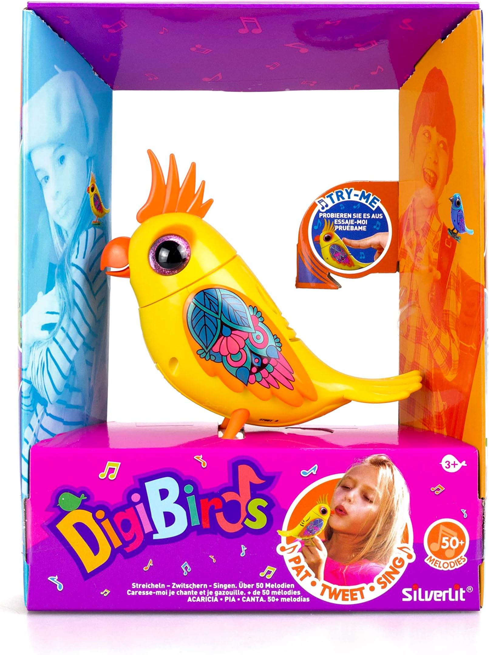 Amazon.com: Digibirds Twin Pack, Interactive, Animated Electronic pet ...