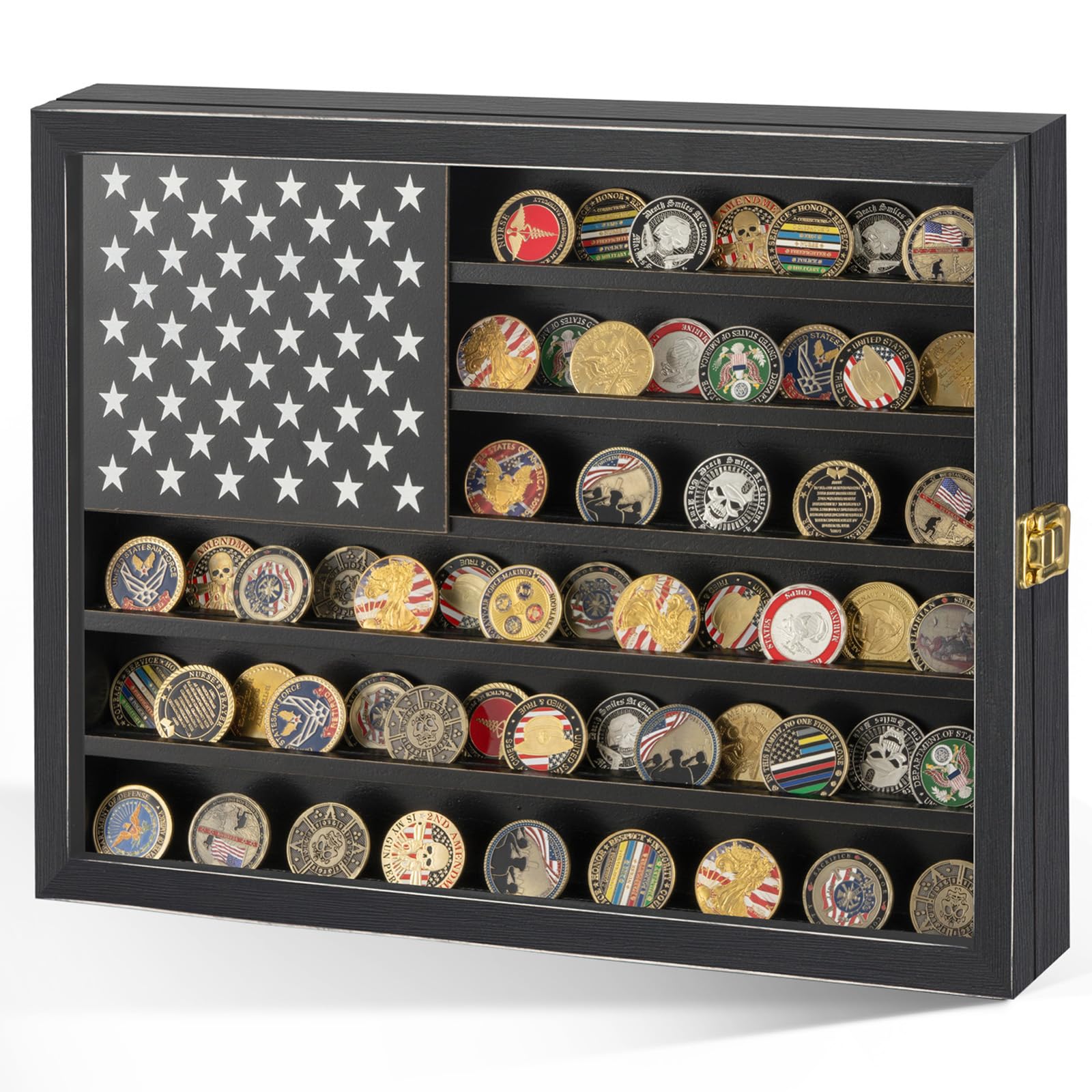 Snapklik.com : Challenge Coin Display Case Large, 14