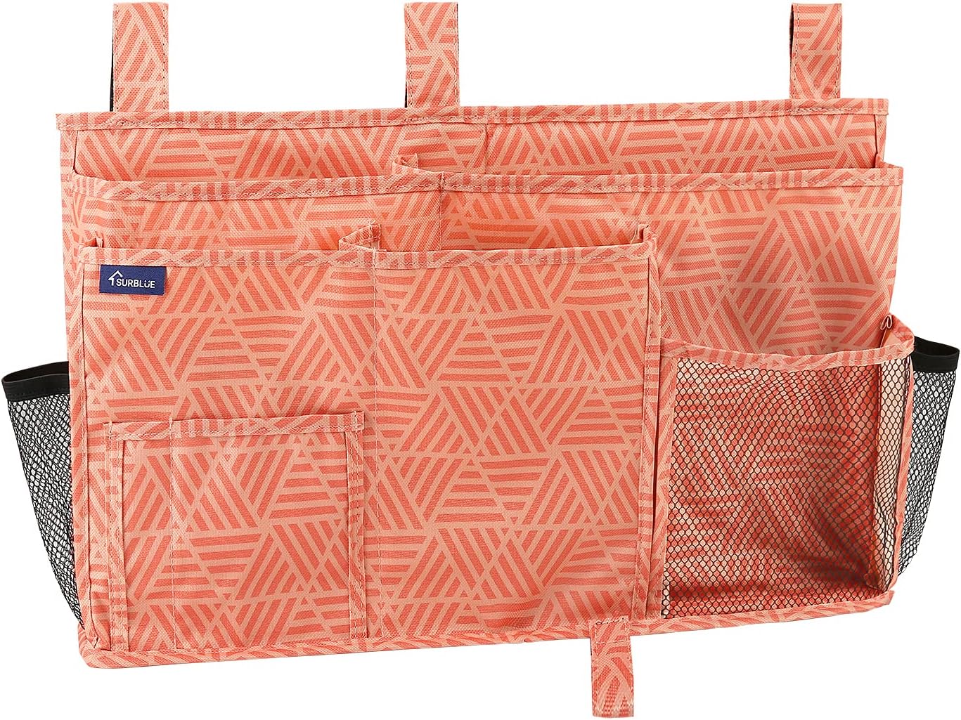 Amazon.com: Large Pocket Bedside, Hanging Storage Organizer 8 Pockets ...