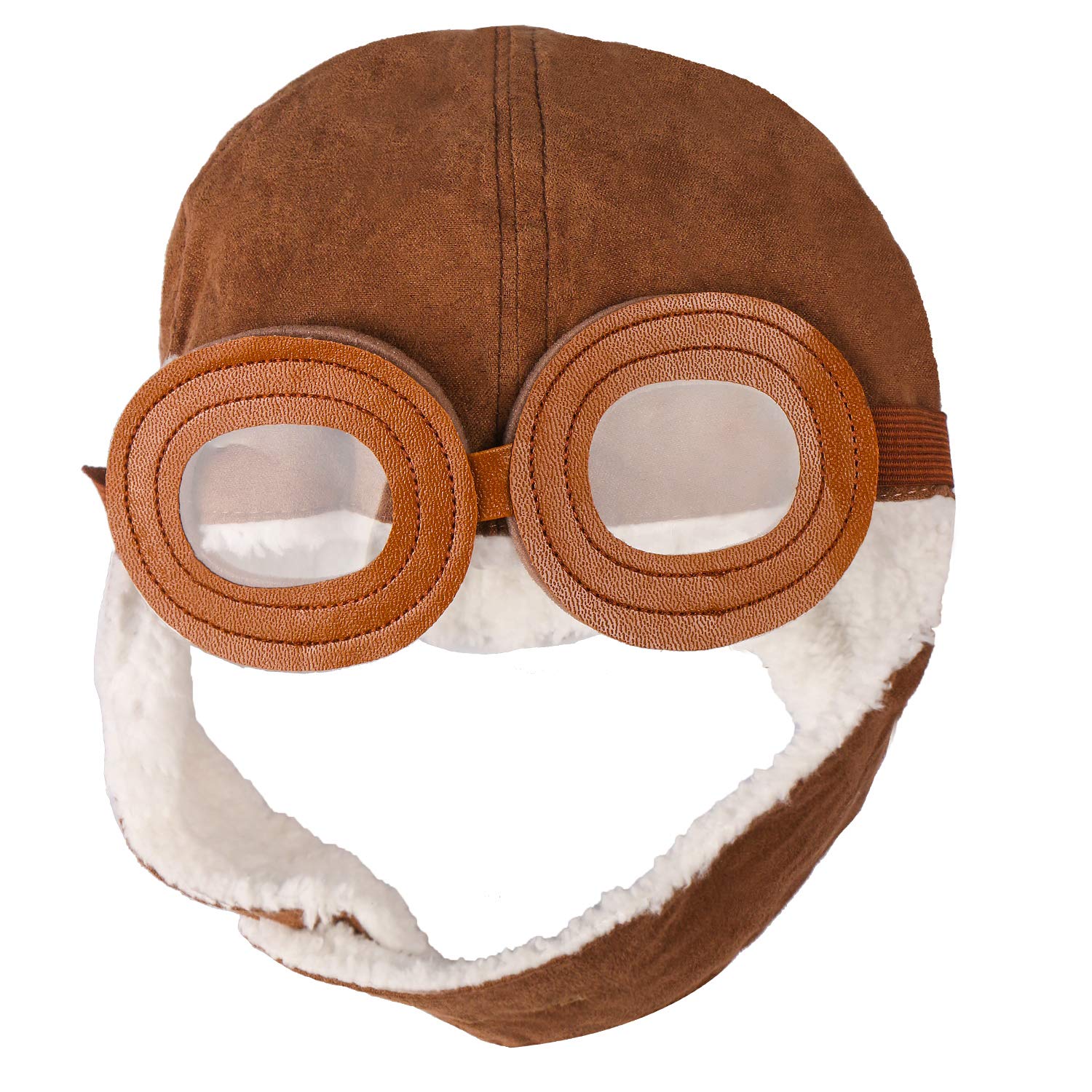 Beefunny Pilot Hat Set 1940S Grandpa Style Pilot Hat Pilot Goggles ...