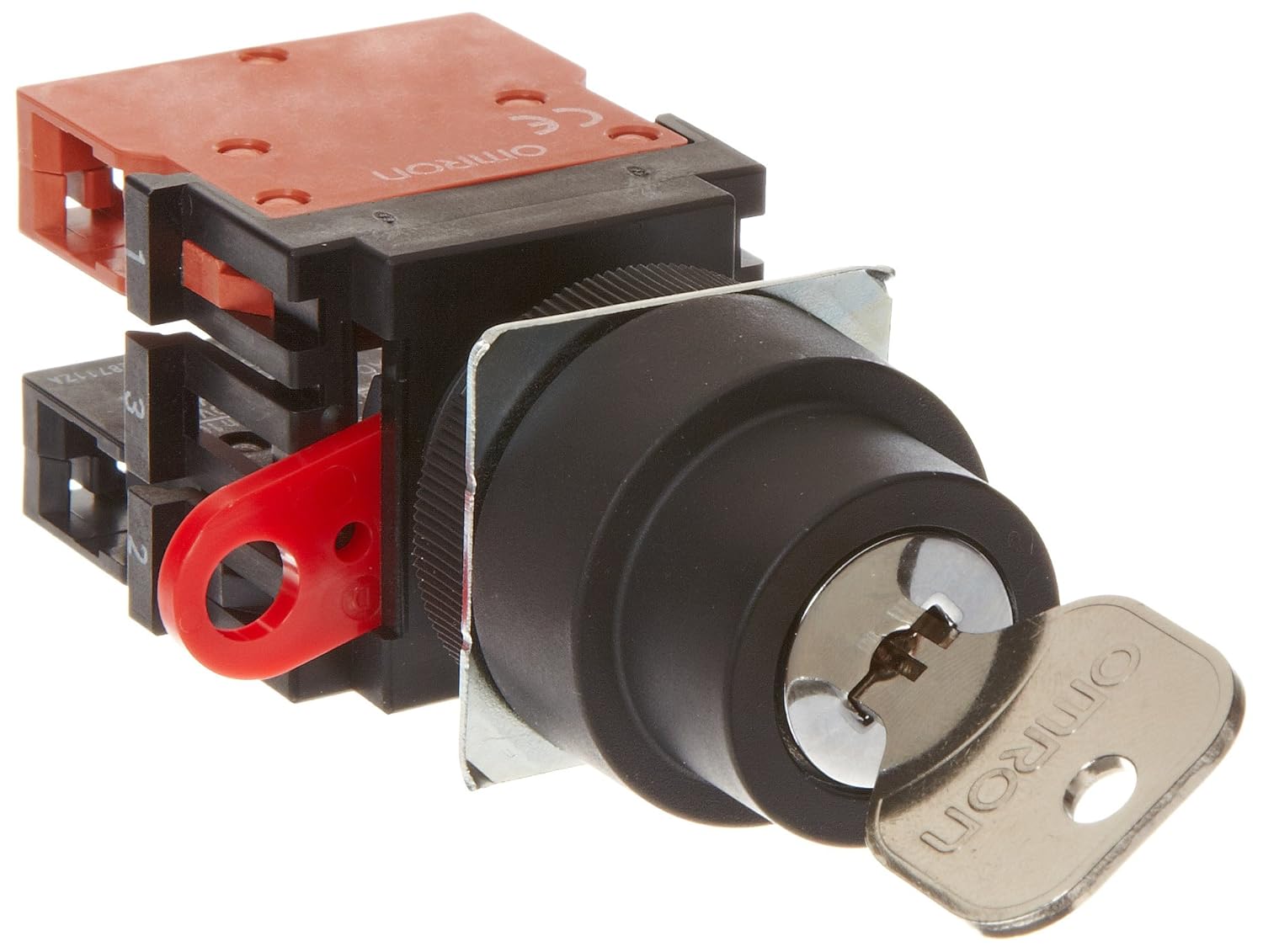 Omron A22K-2AL-20 Key Type Selector and Switch, Screw Terminal, IP65 ...