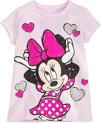 Amazon Disney Minnie Mouse Hearts T Shirt For Girls Size Xxs 2 3
