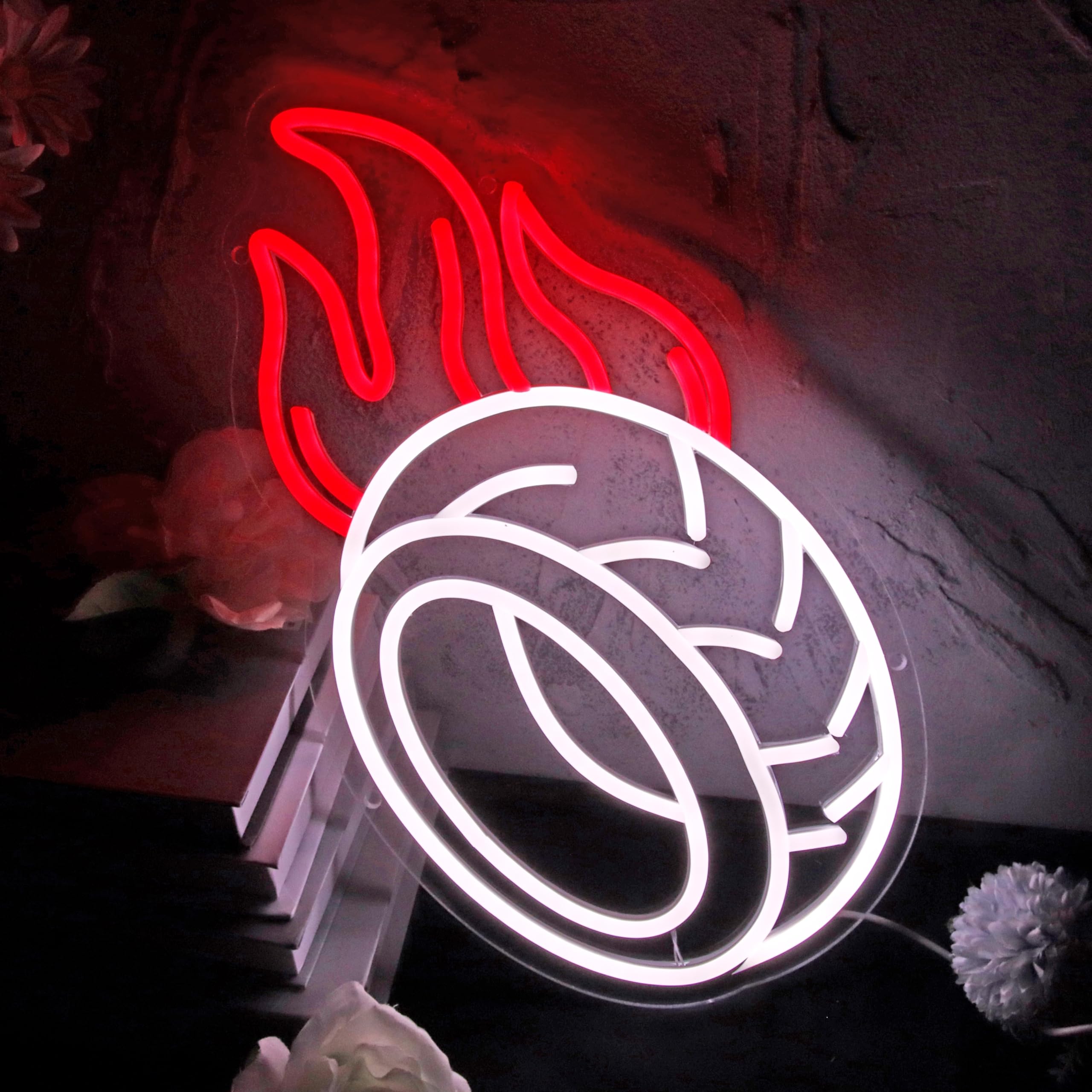 Amazon.com : JKHOO Car Wheel Neon Sign, Dimmable LED Tire Service ...