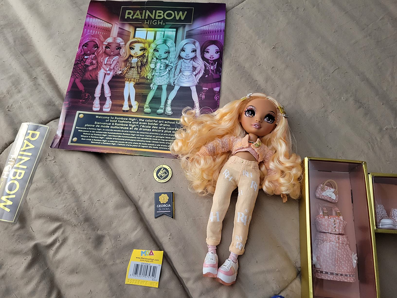 $4/mo - Finance Rainbow High Series 3 Georgia Bloom Fashion Doll ...