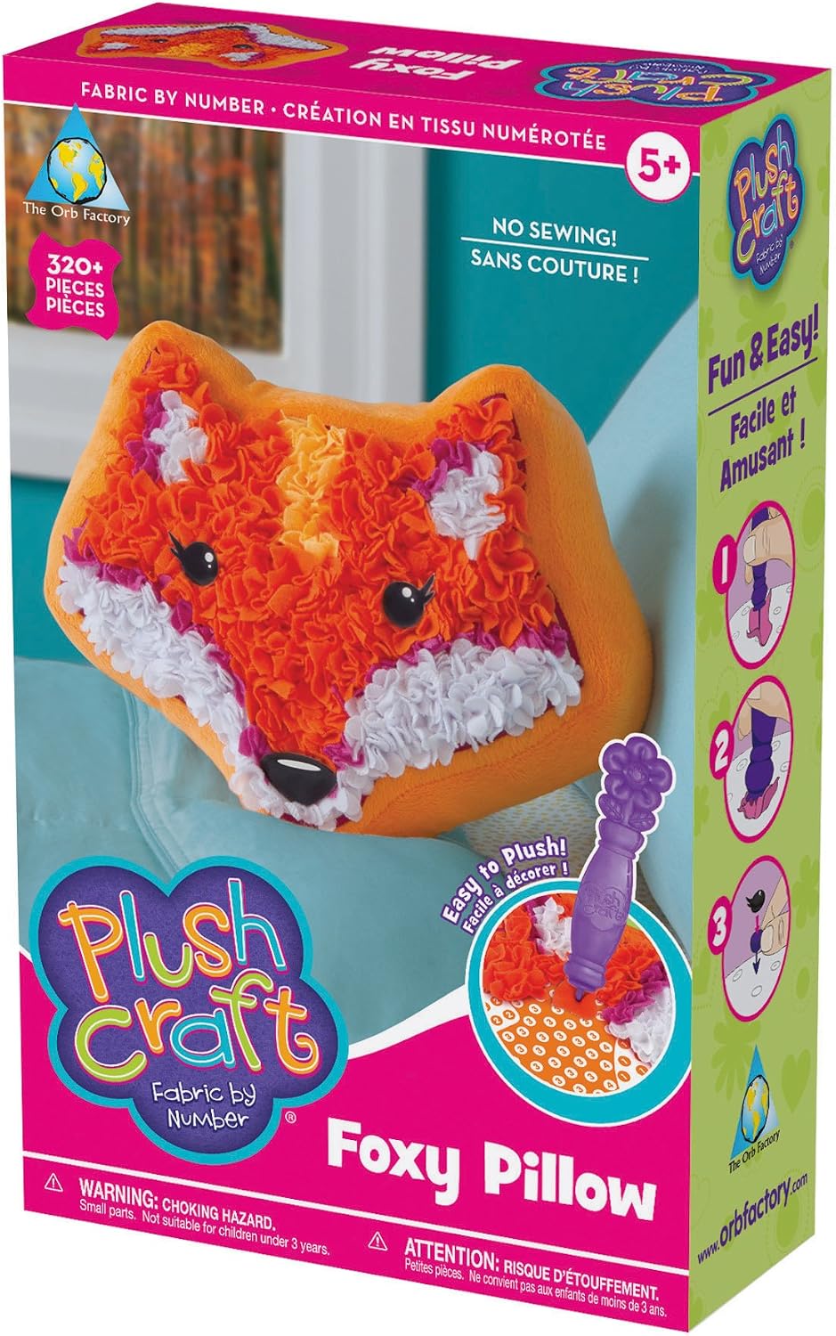 Amazon.com: The Orb Factory Plushcraft Foxy Pillow : Toys & Games