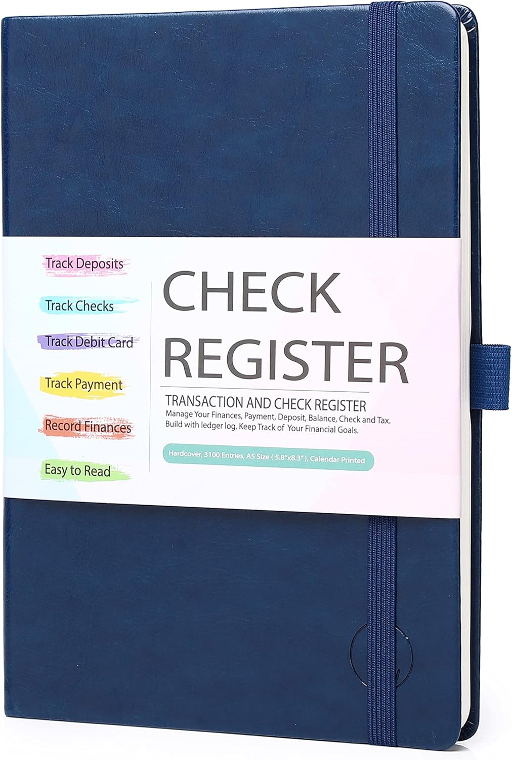 Amazon.com : Check Register for Personal Checkbook, Ledger Transaction ...