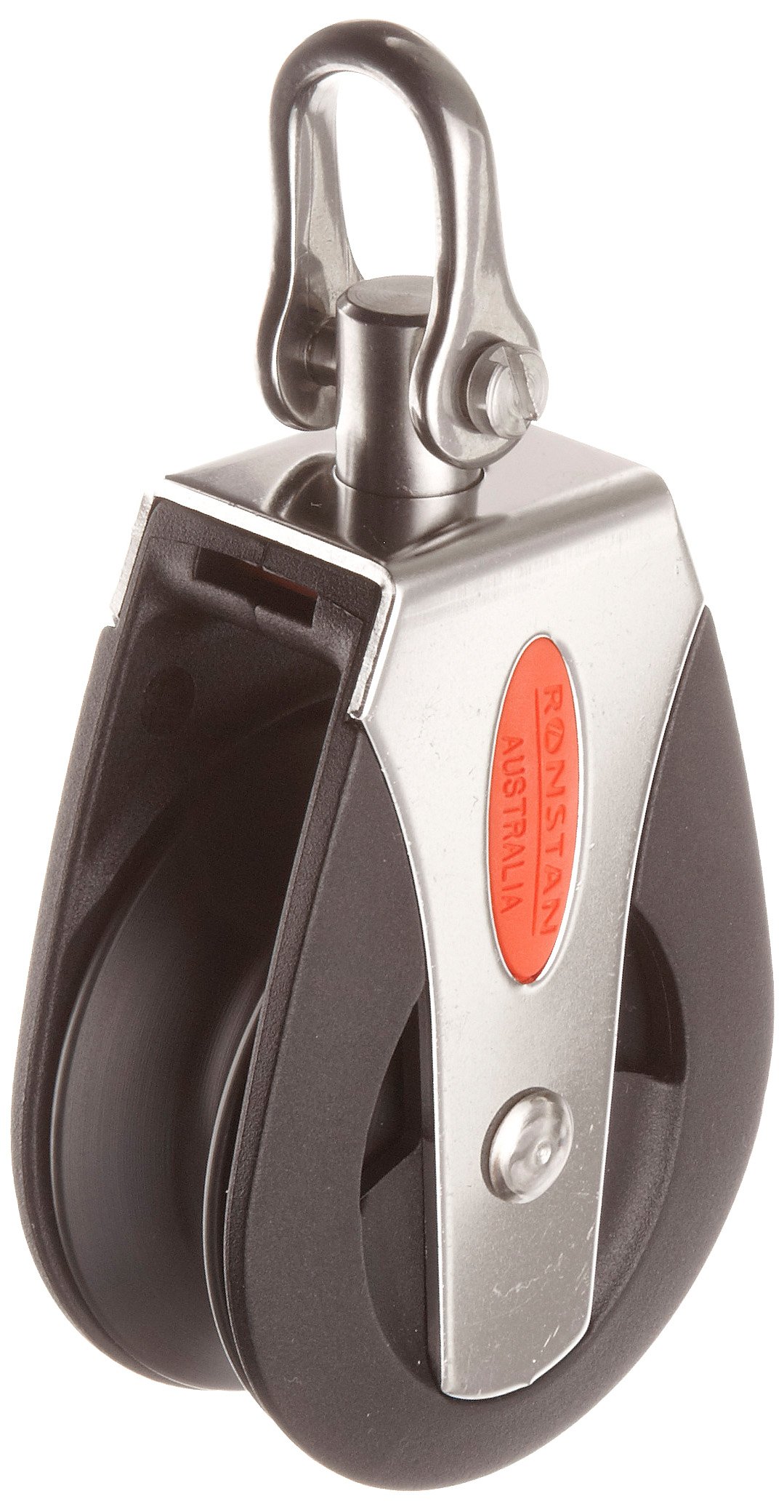 RONSTAN RF50100HL Single Pulley with Swivel Shackle Head, 3310 Capacity ...