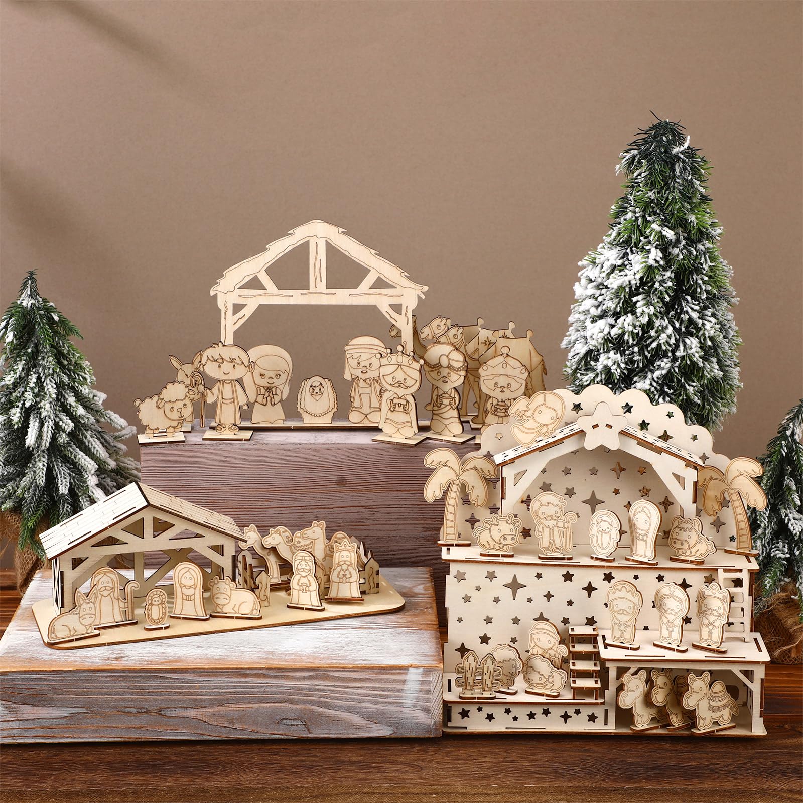 Snapklik.com : 135 Pcs 3 Sets Christmas Nativity Gift For Kids Nativity ...