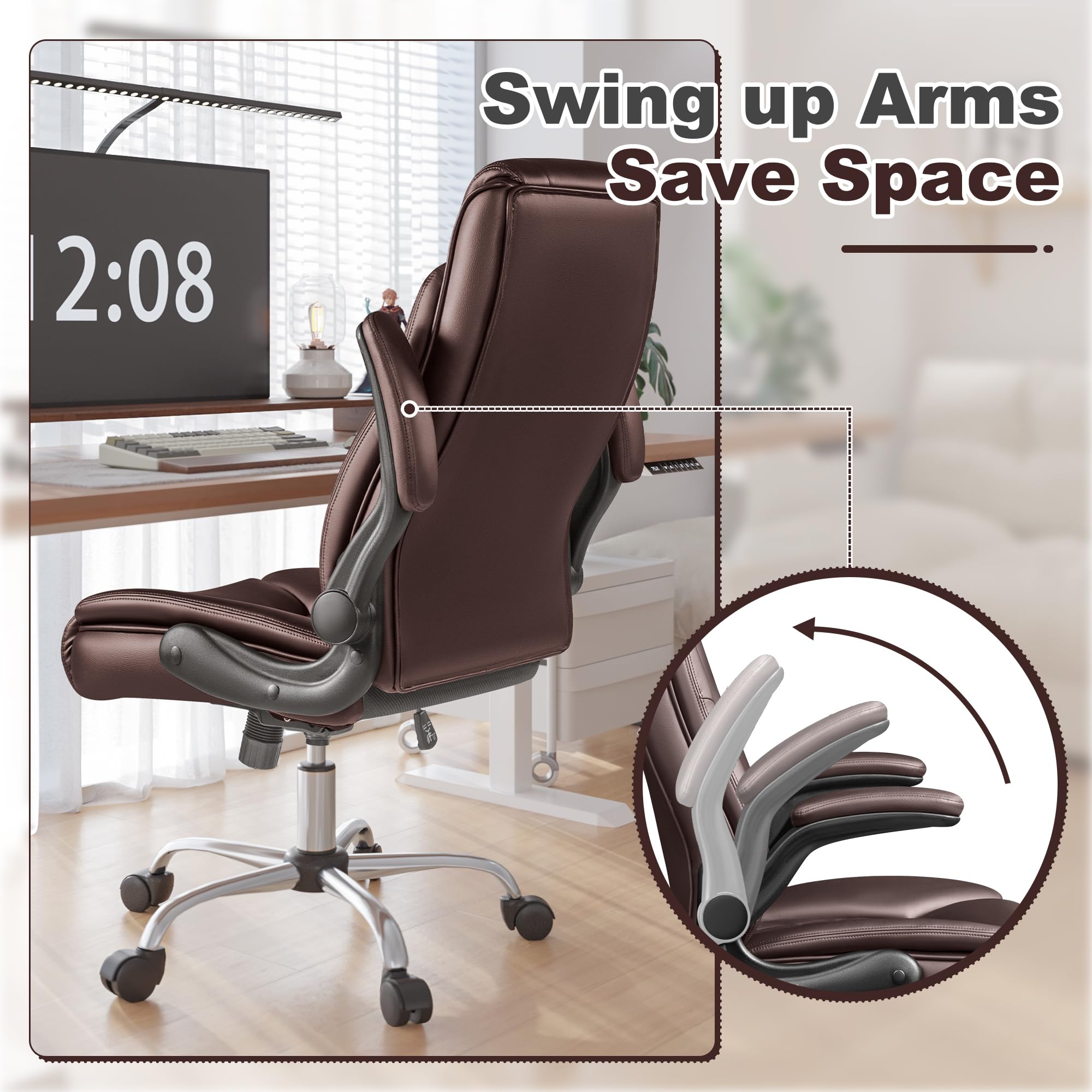 Snapklik.com : Shahoo Executive Office Chair, Ergonomic High Back