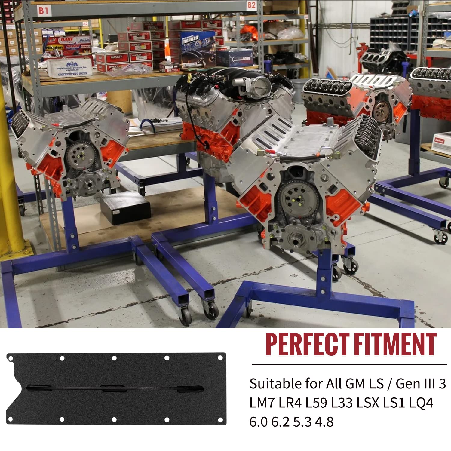 Snapklik.com : Bzsunway Heavy Duty LS Lift Plate For LS Engine Lift ...