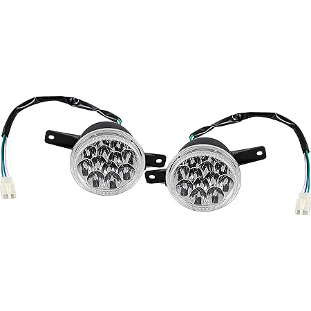 Amazon.com: WPHMOTO 2x LED Headlight for ATV Quad GY6 150cc 250cc ...
