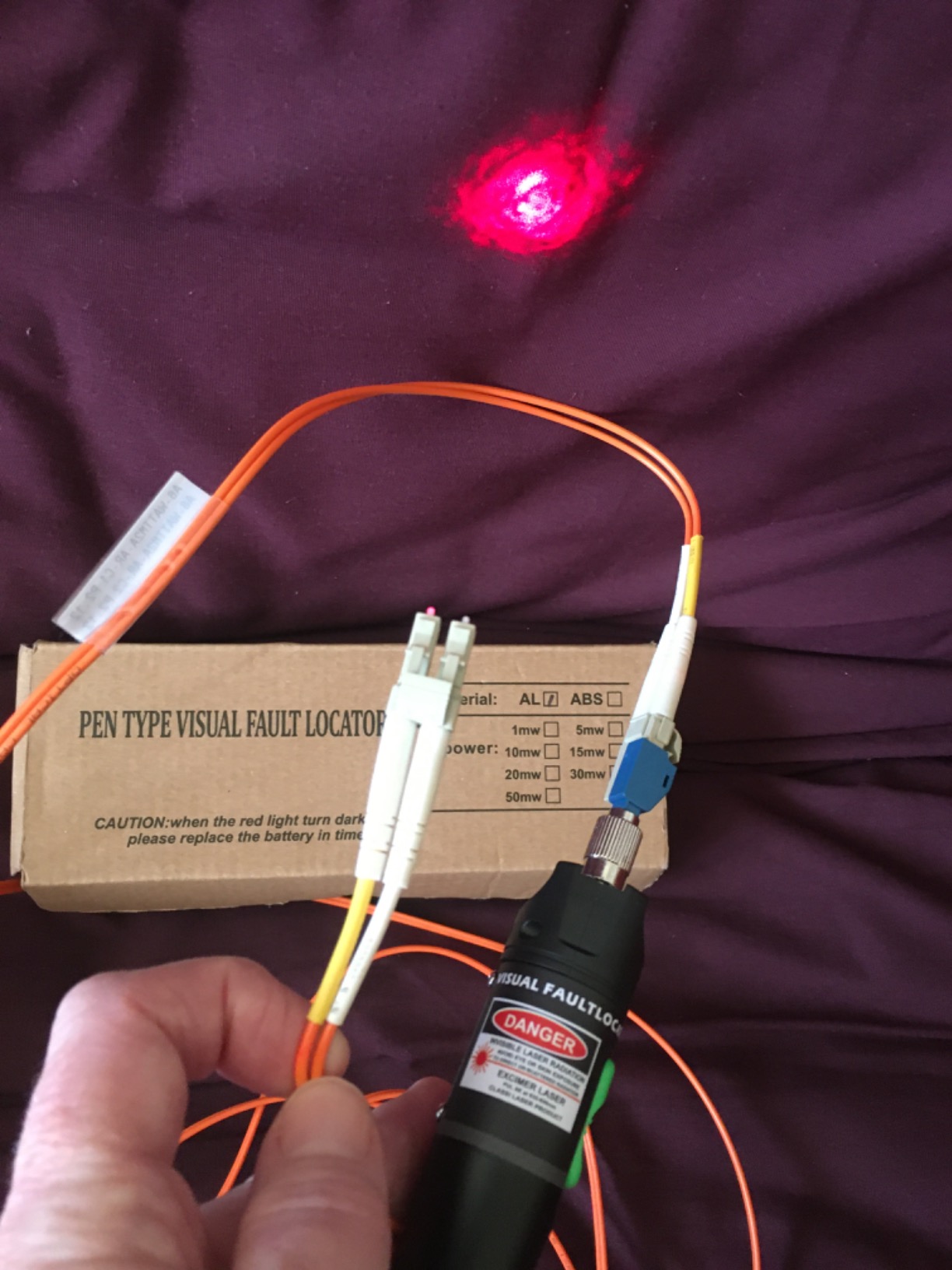 $7/mo - Finance Visual Fault Locator 30mW 30KM, VFL Tester Kit Include ...