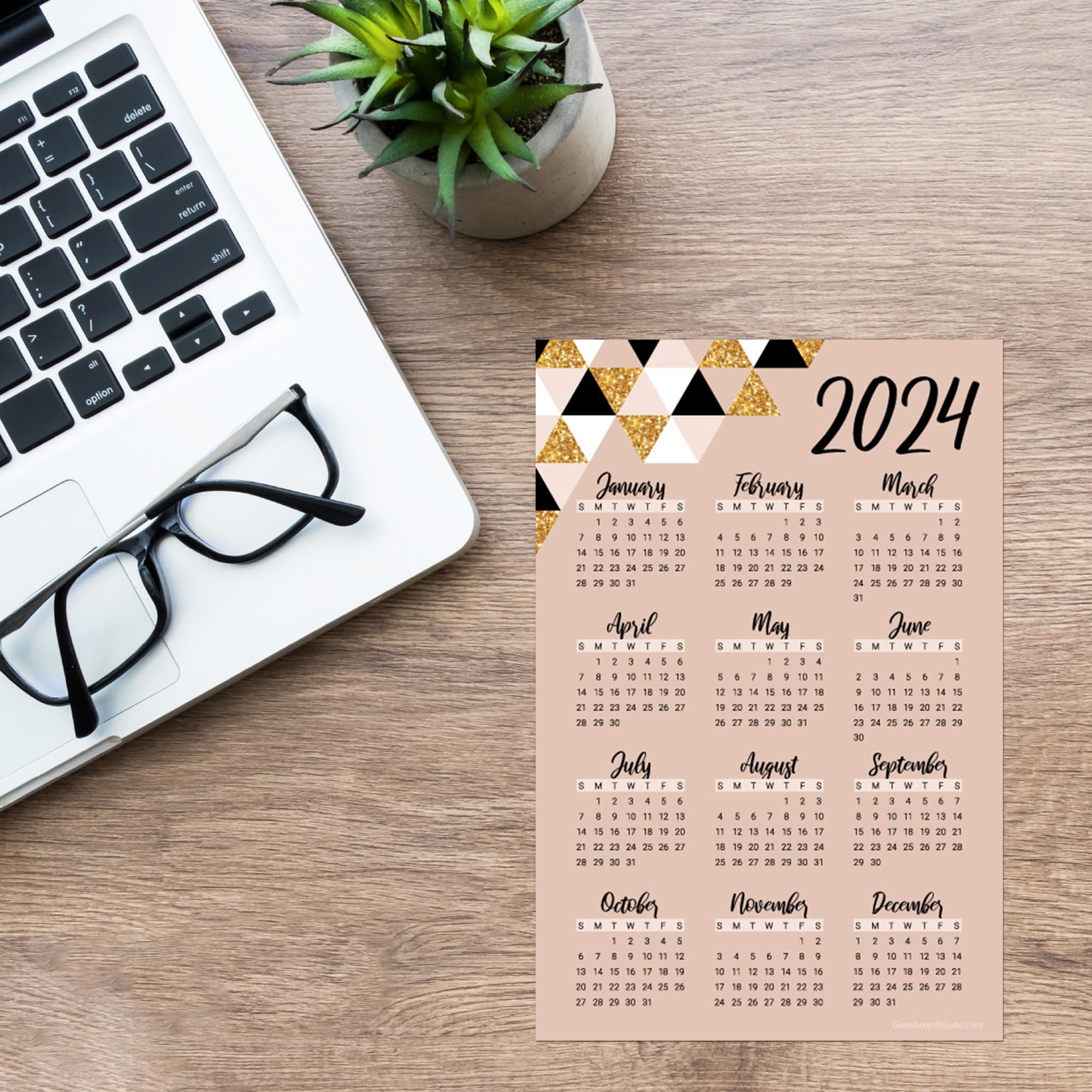 Snapklik.com : Annual Year-At-A-Glance Calendar Sticker Decal Removable ...