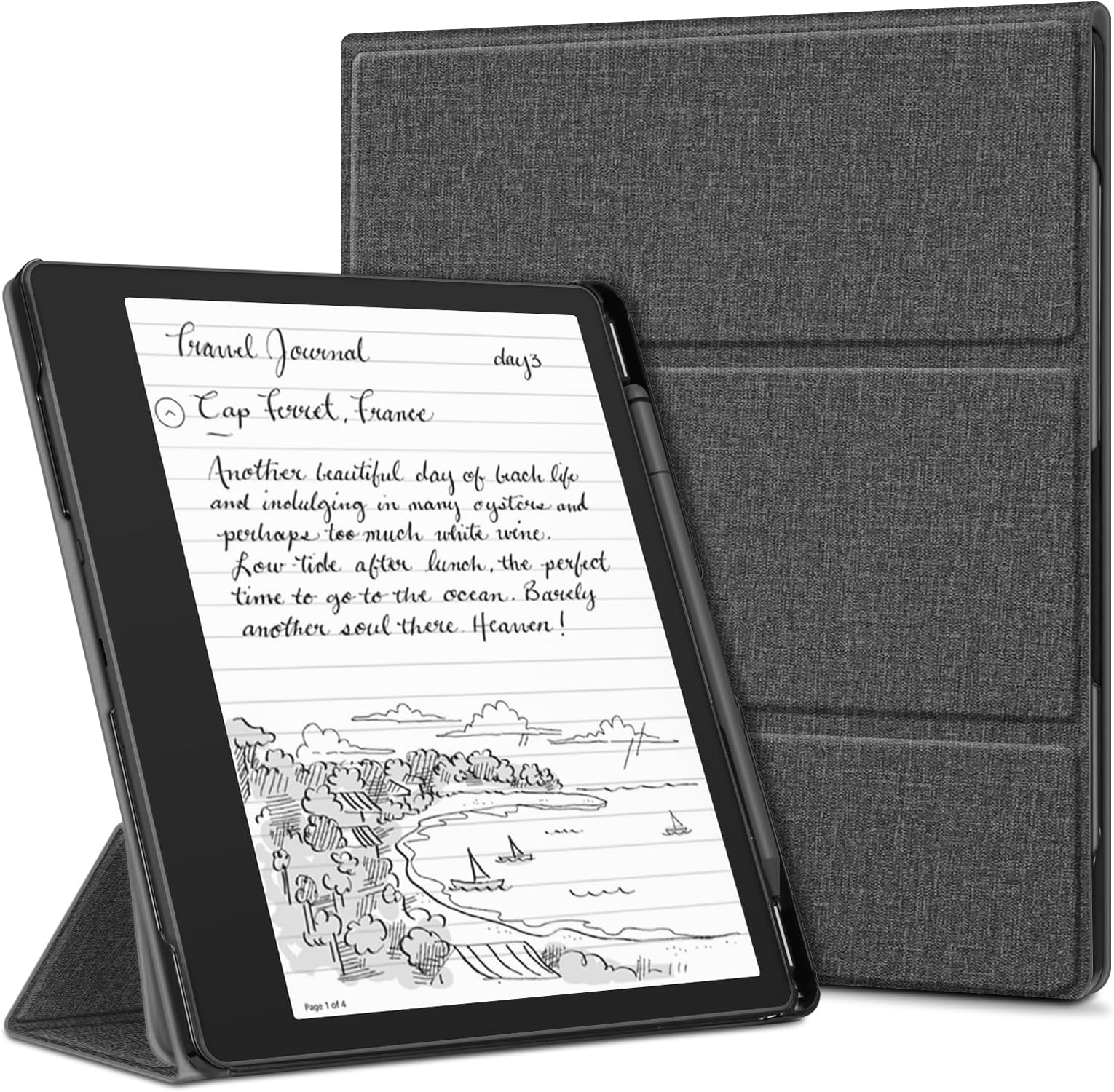 Amazon.com: MoKo Stand Case for Kindle Scribe (2024/2022 Released ...
