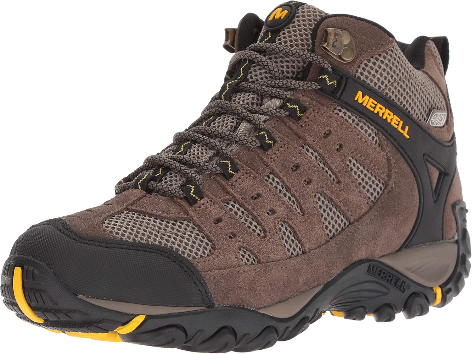 Merrell Men's Accentor Mid Vent Waterproof Hiking Boot, Merrell Stone ...