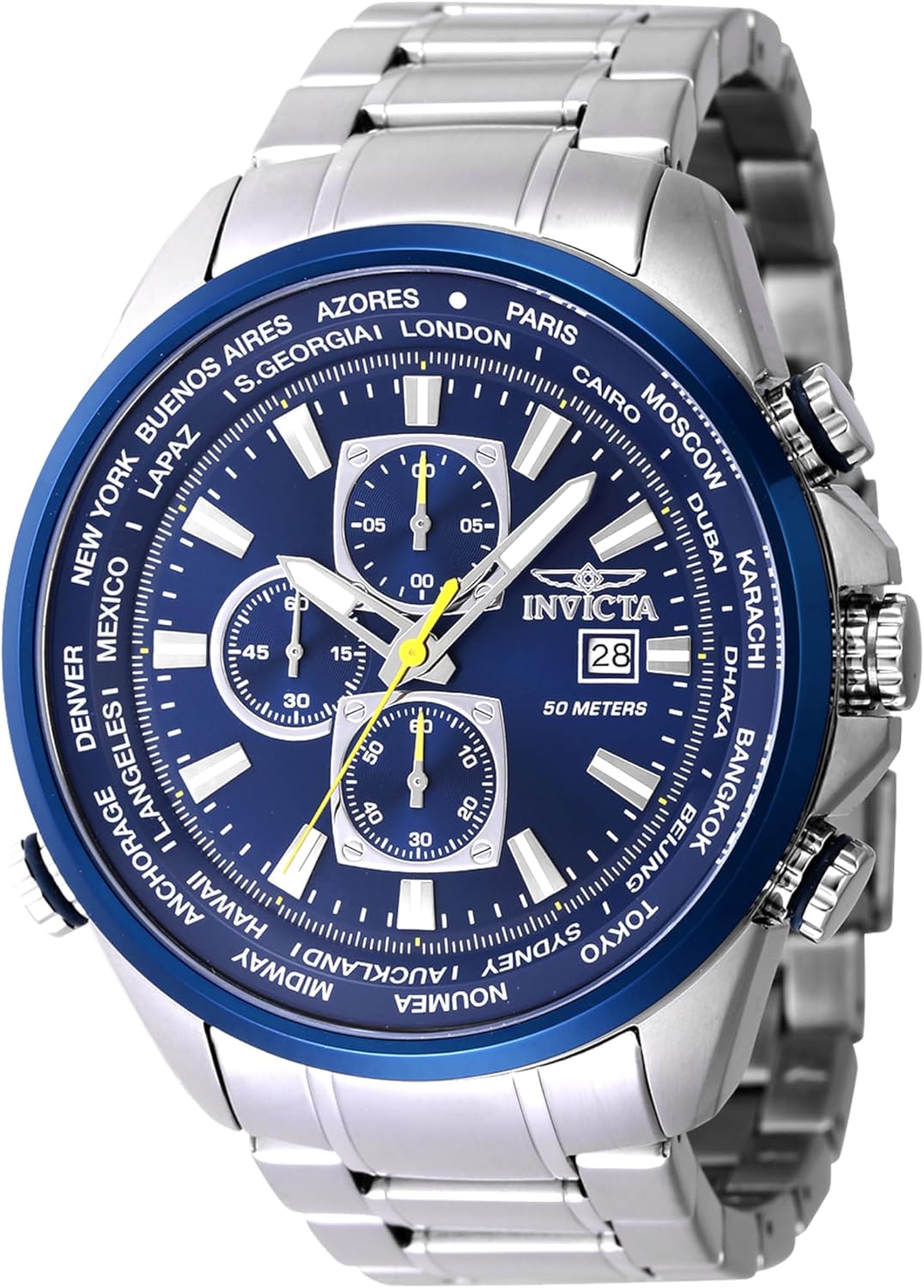 Invicta Aviator Men 50mm Quartz