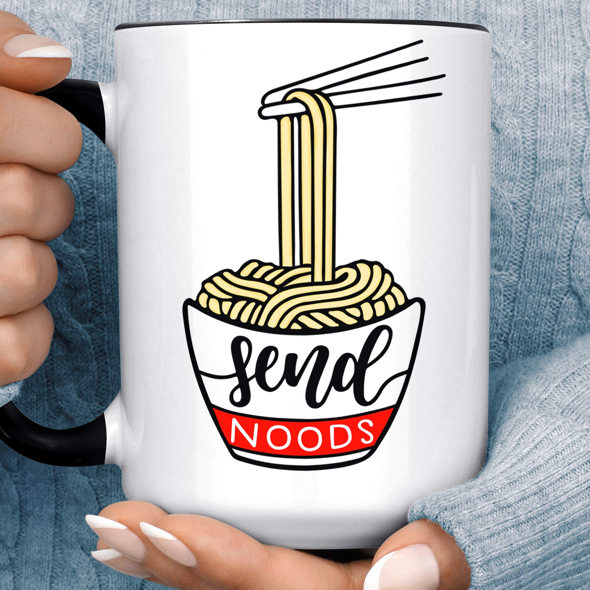 Noodle Microwave Memes Buy Send Noods Funny Coffee Mug | Ramen Noodle