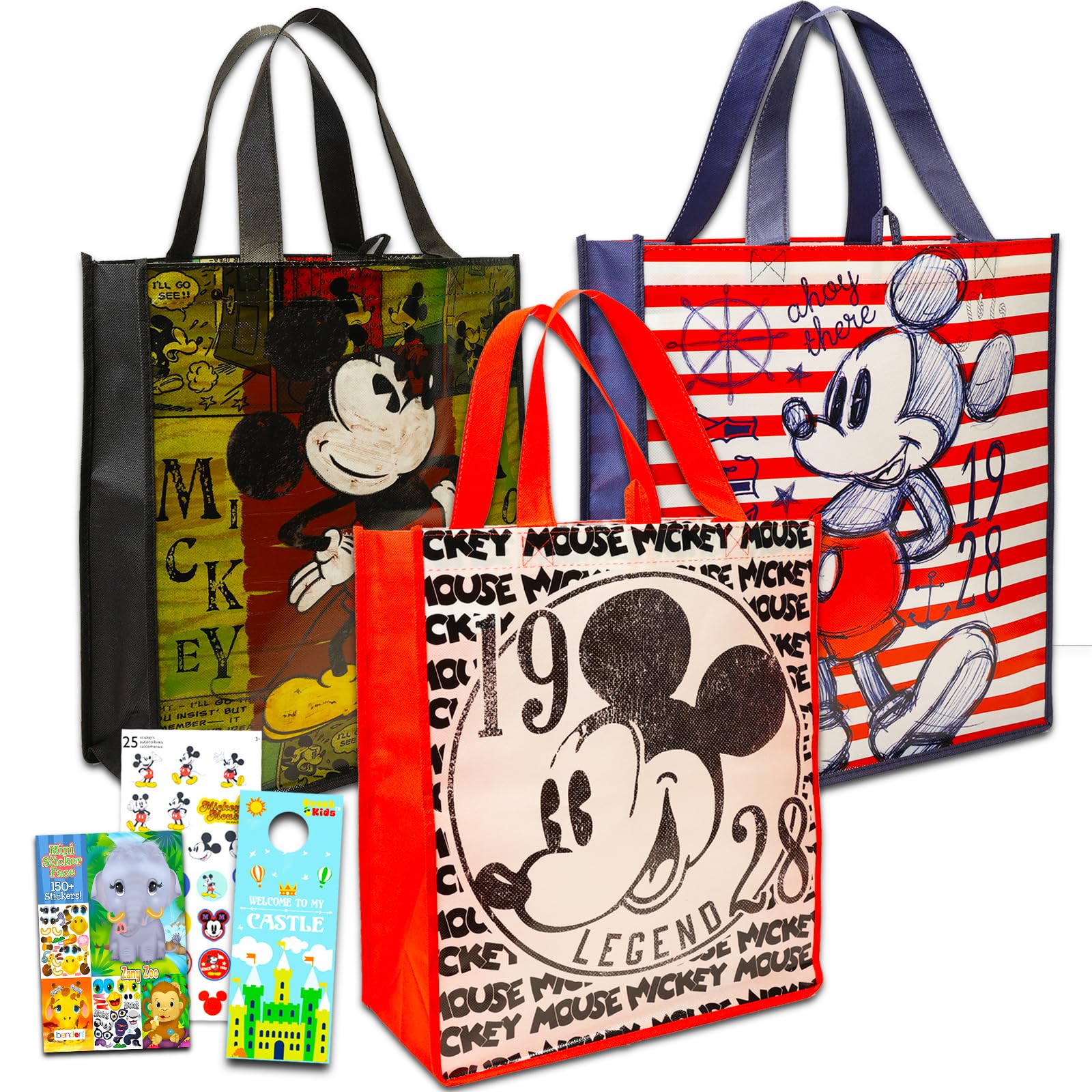 Amazon.com: Mickey Mouse Tote Bag for Kids, Women - Mickey Mouse ...