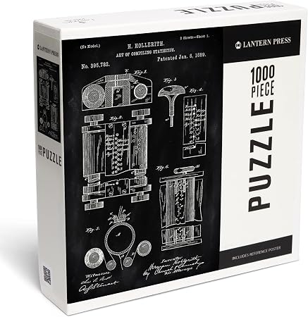 Amazon.com: Lantern Press Blackboard Patent, First Computer 1000 Piece ...