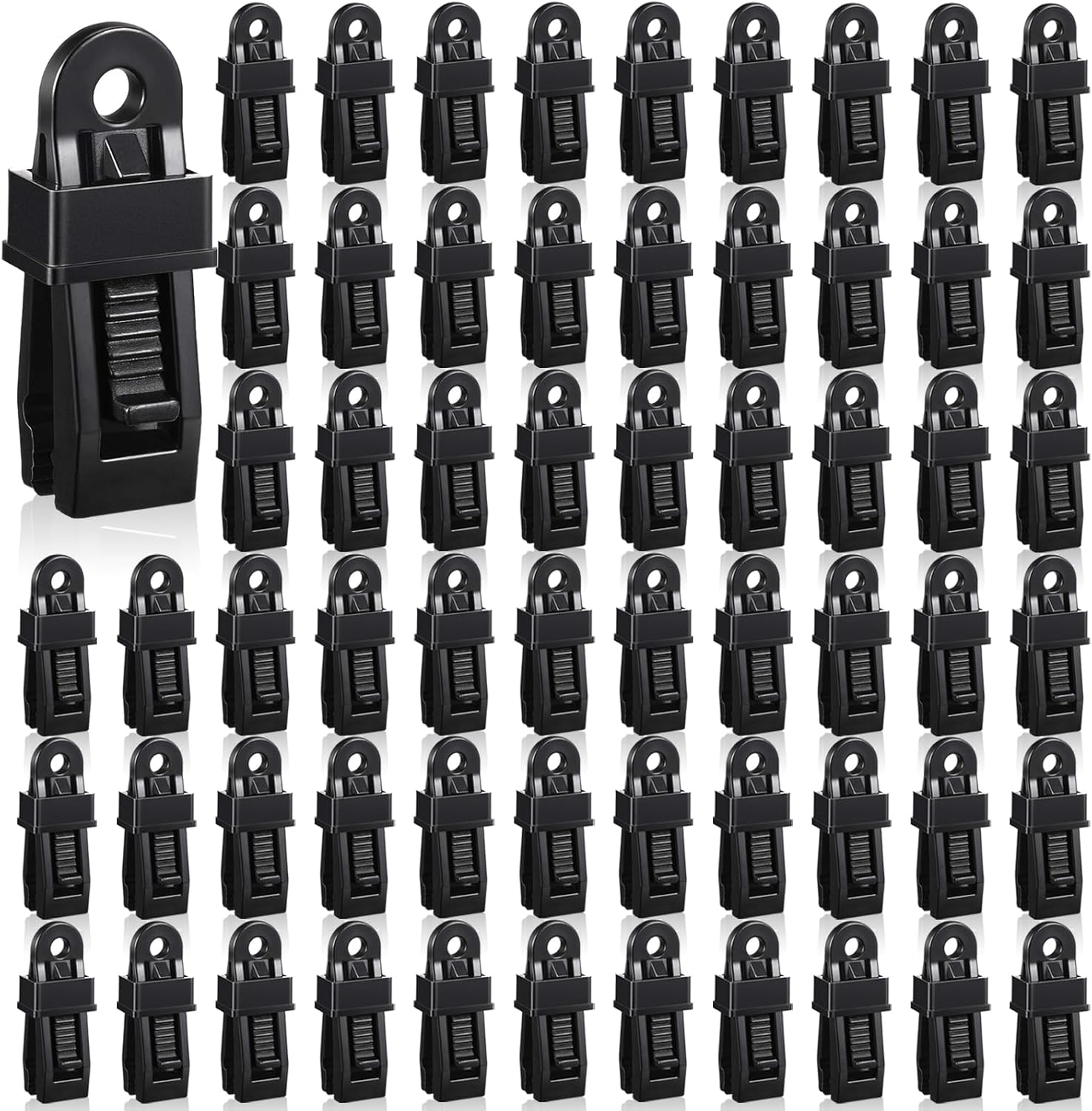 Amazon.com: 60 Pieces Tarp Clip Heavy Duty Multipurpose Crocodile Mouth ...