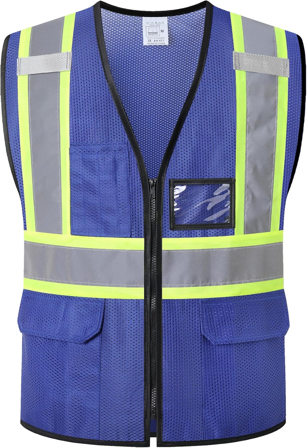 HATAUNKI Reflective Safety Vest for Men Women Hi Vis Vest with Pockets ...