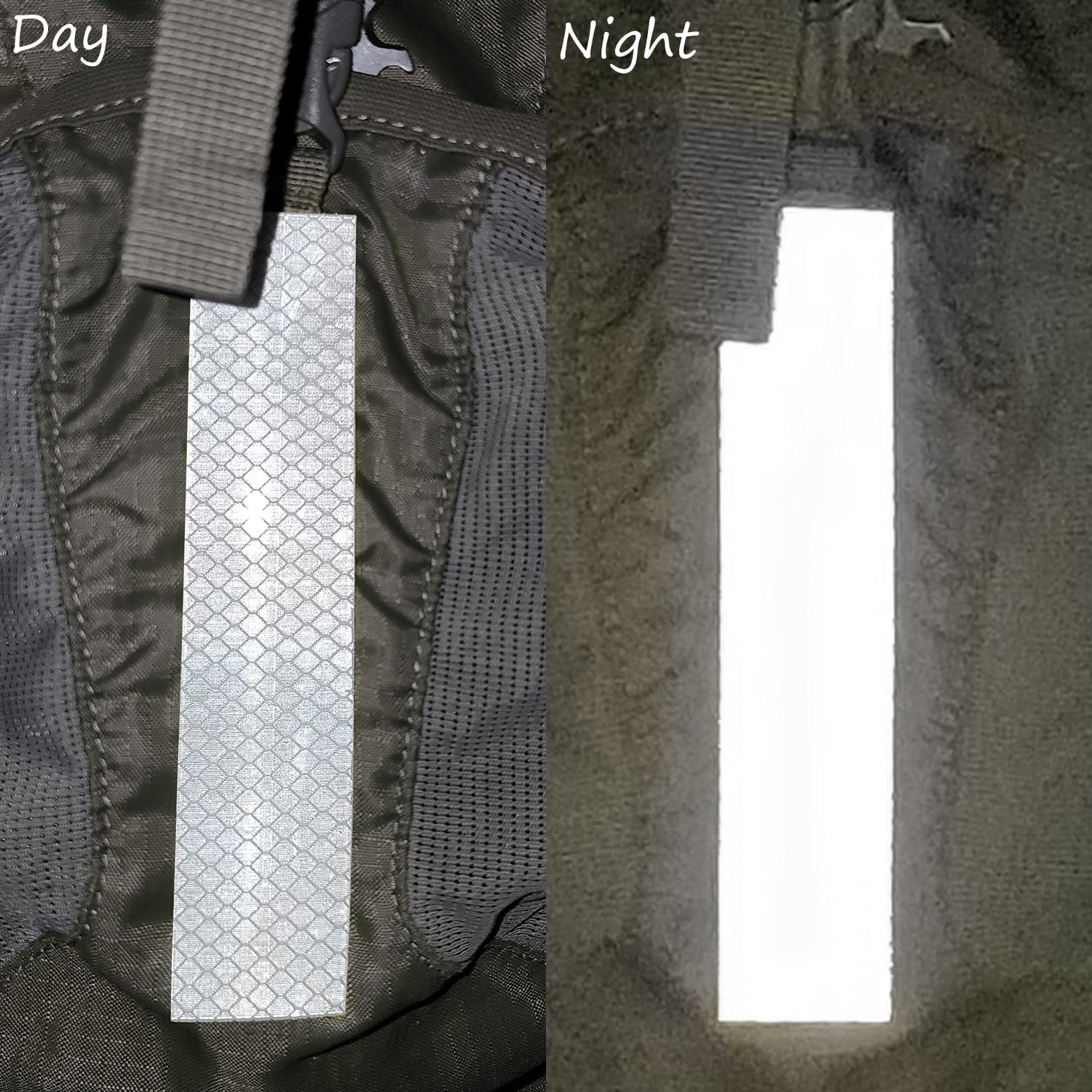 Snapklik.com : 1.2 X 6 Inch White Reflective Strips - Pack Of 4 ...