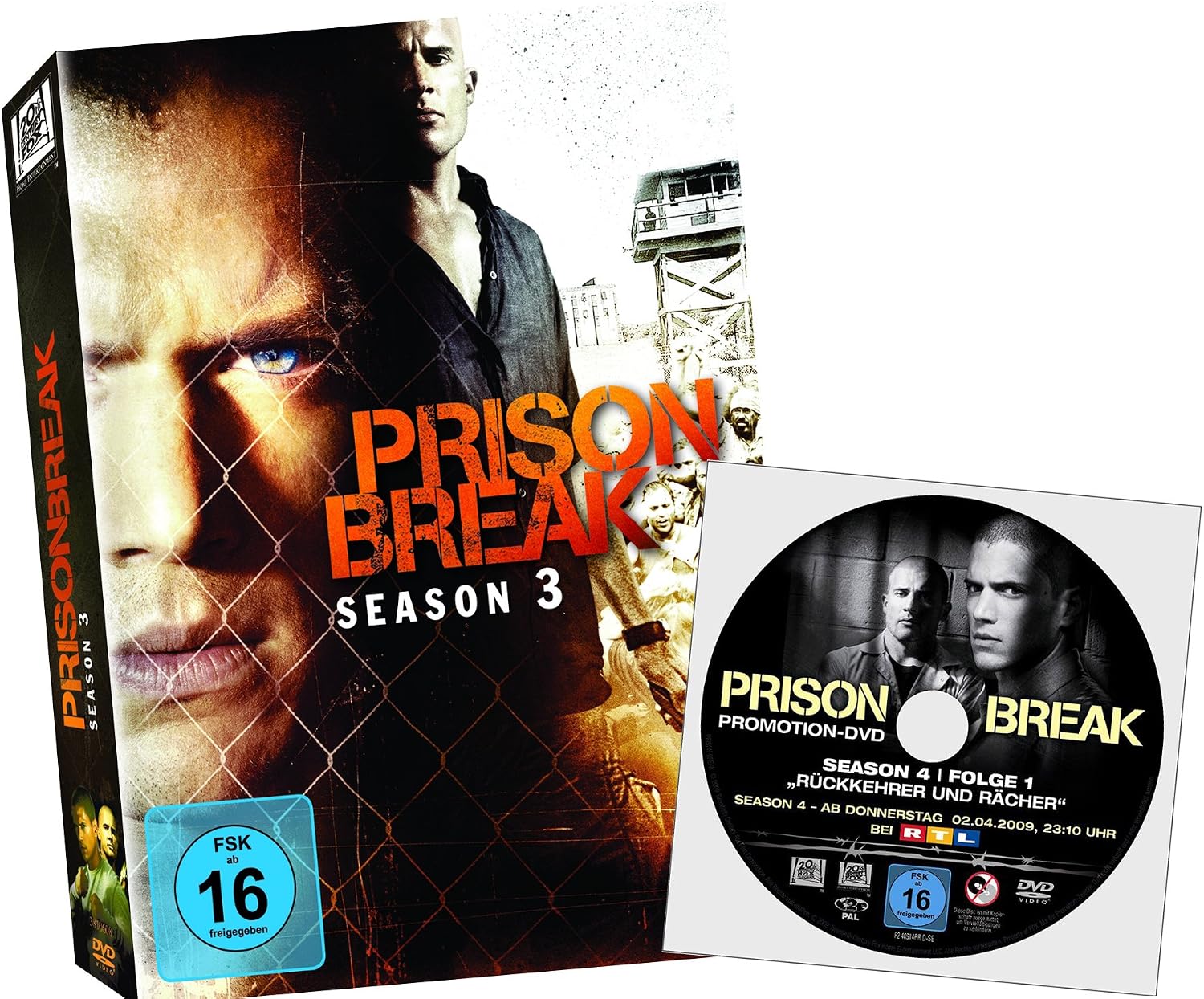 Prison Break Season 3 mit Bonus Disc Season 4 Folge 1 - Rückkehrer und ...
