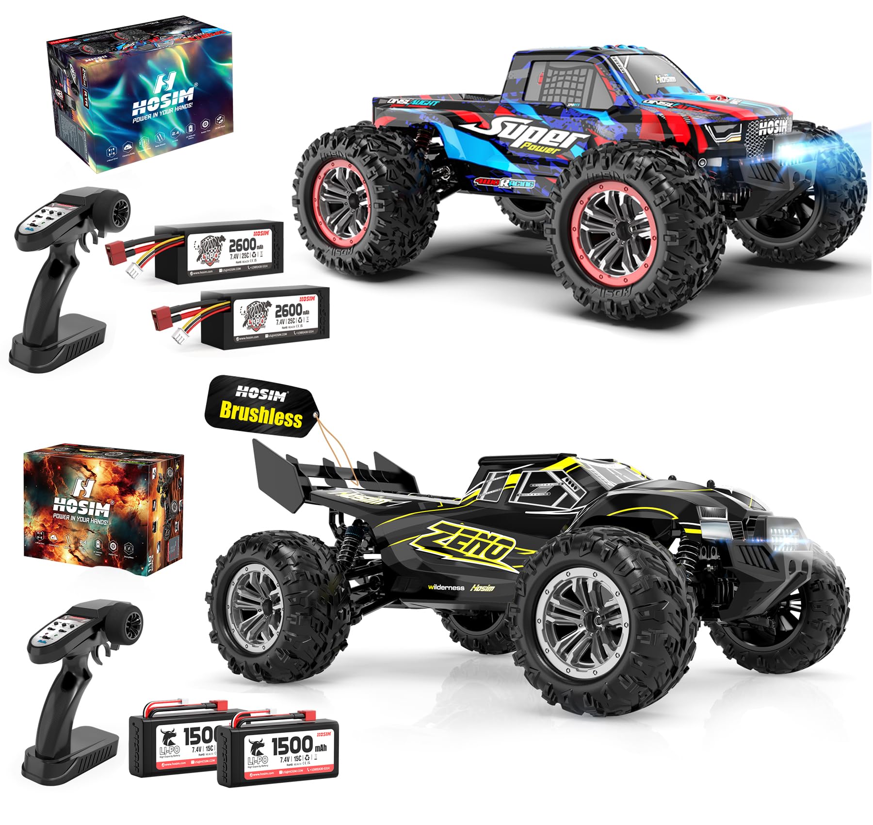 Buy the Best RC Trucks and Cars at Hosim RC World