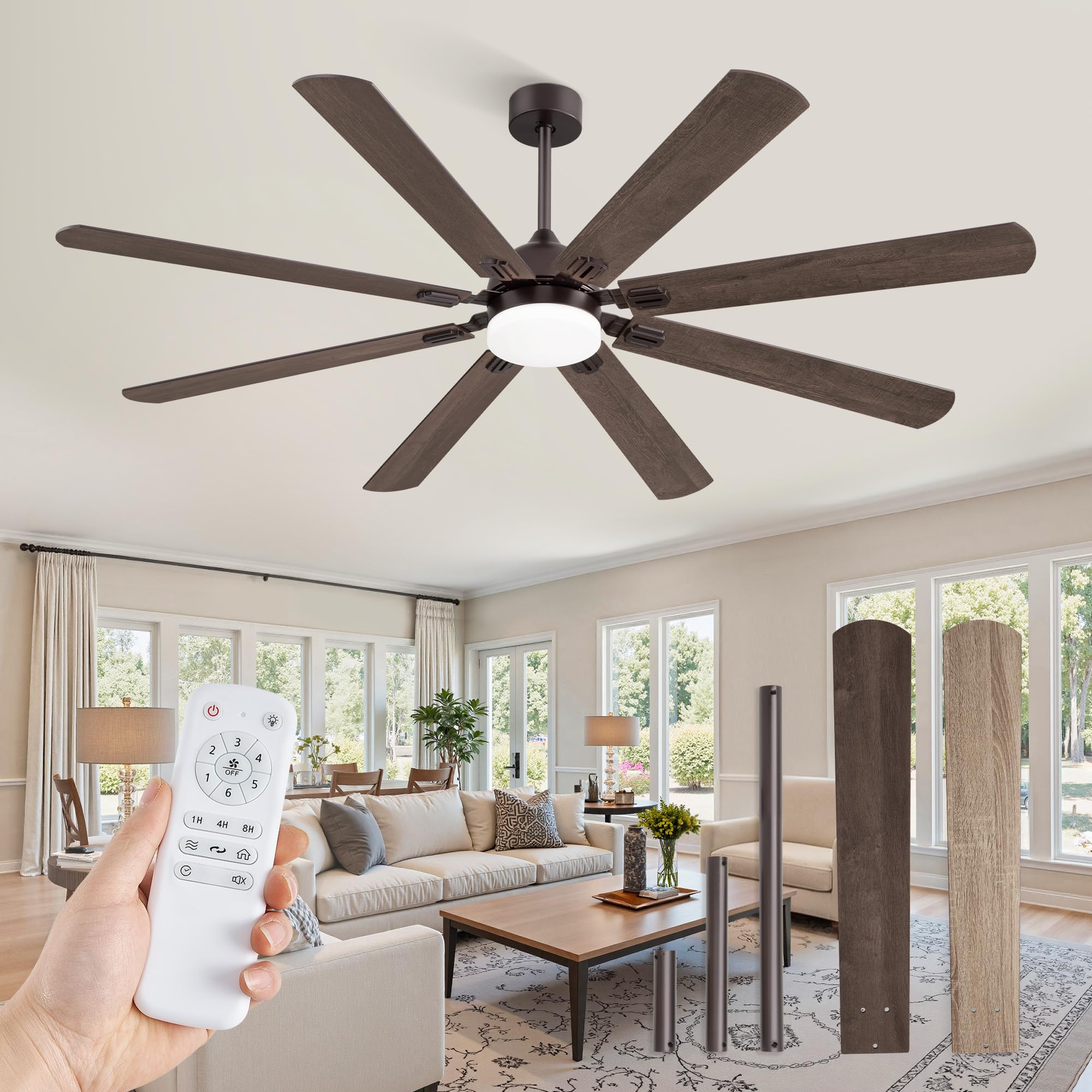 Snapklik.com : Fanbulous 72 Inch Ceiling Fans