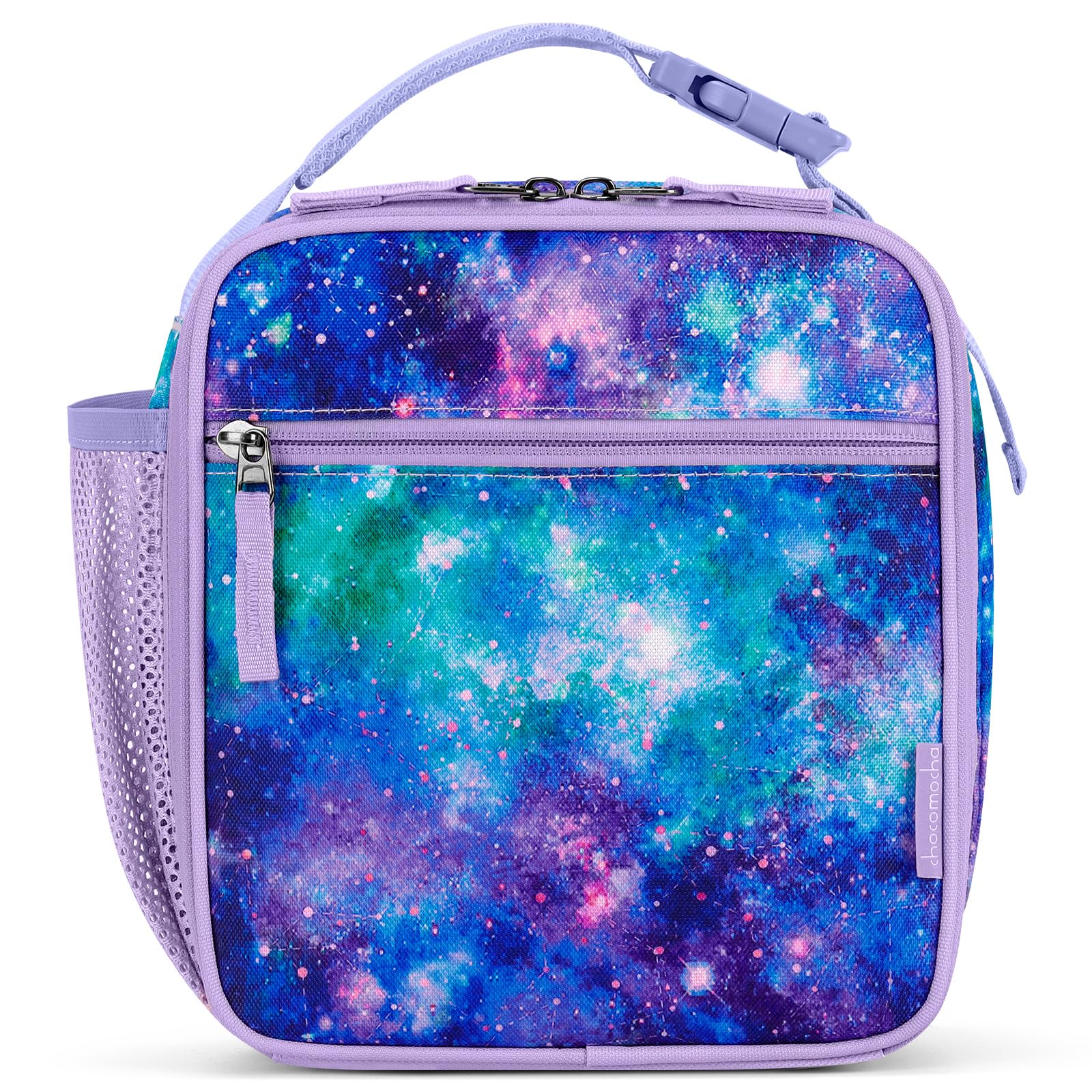 Amazon.com: Choco Mocha Girls Lunch Box for School, Galaxy Lunch Bag ...