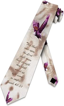 Amazon.com: Steven Harris Wings as Eagles Tie Mens Religious Neckties ...