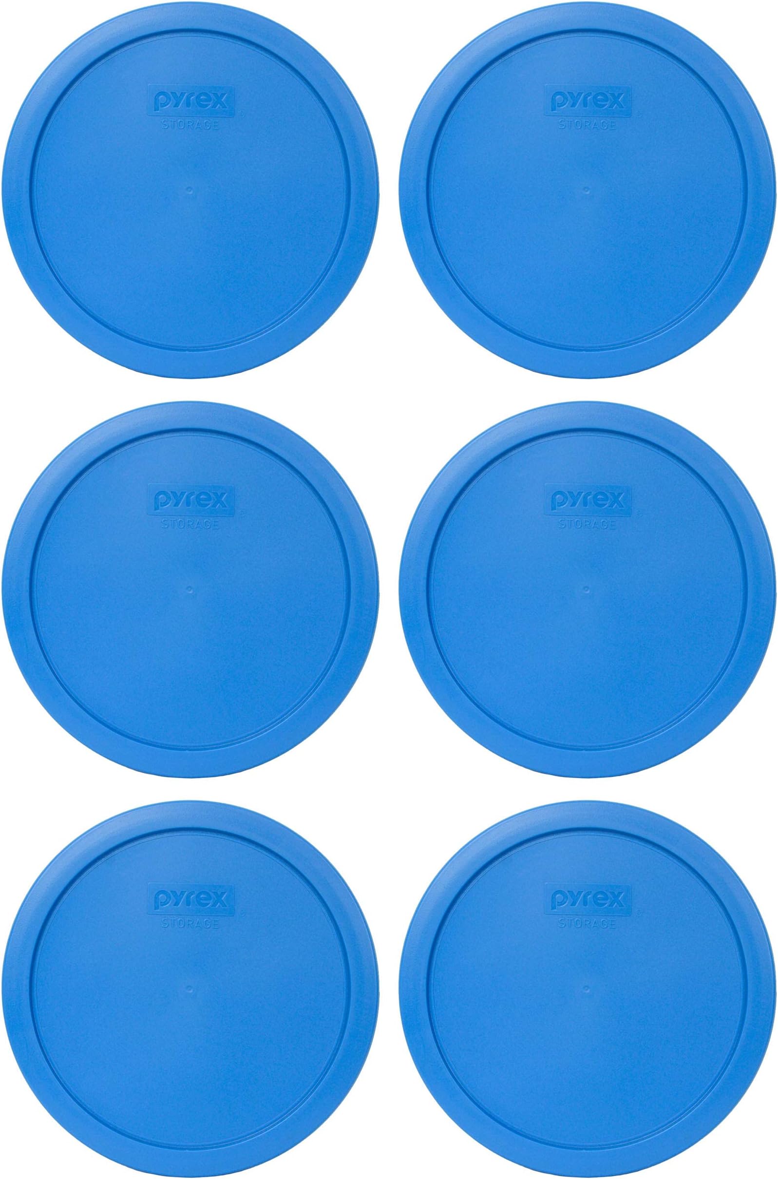 Amazon.com: Pyrex 4 Cup Round Plastic Cover Navy Blue (2 Pack): Home ...
