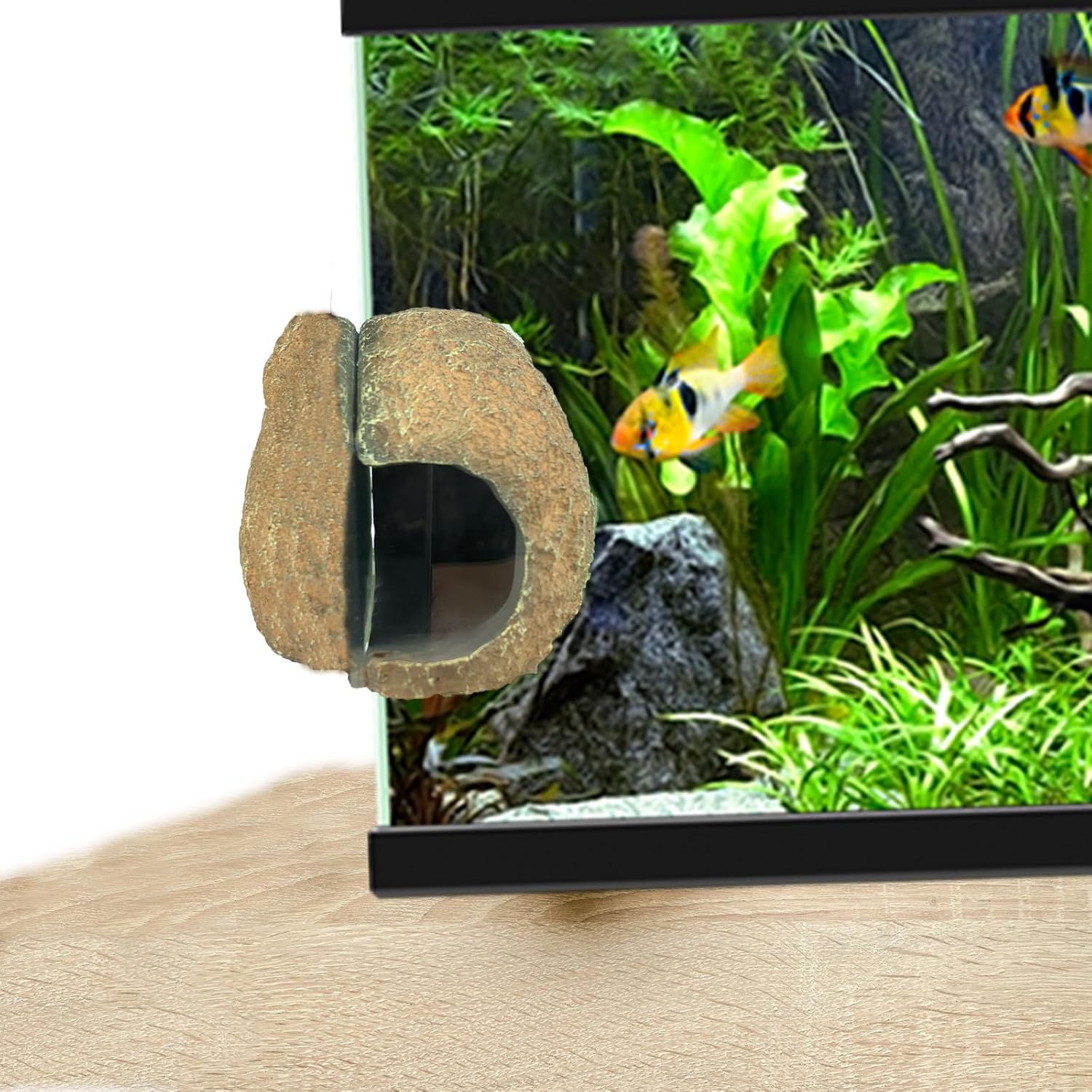 Amazon.com: ZXUAQNOE Aquarium Cave Magnetic Fish Tank Cave Large ...