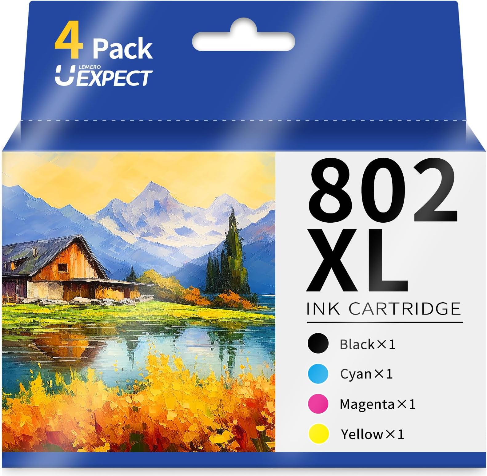 Amazon.com: 802XL Ink Cartridges Remanufactured 802XL Ink Cartridge ...