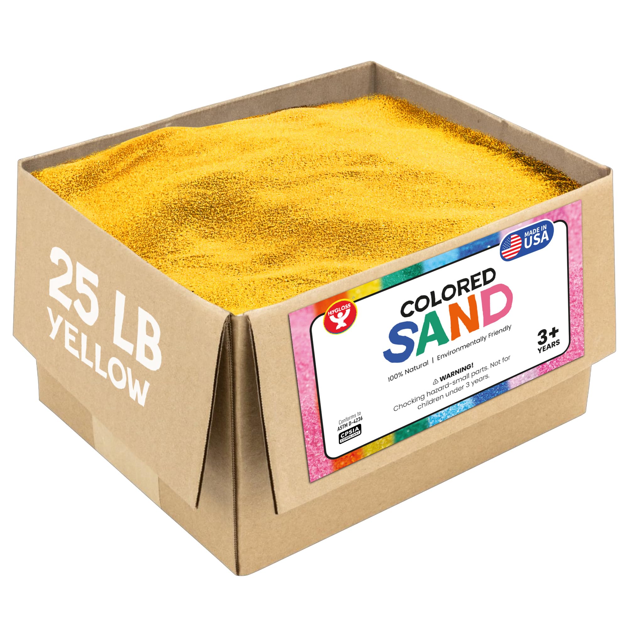 Snapklik.com : Colored Sand For Crafts 25 Lb, Yellow Vibrant Colorful ...