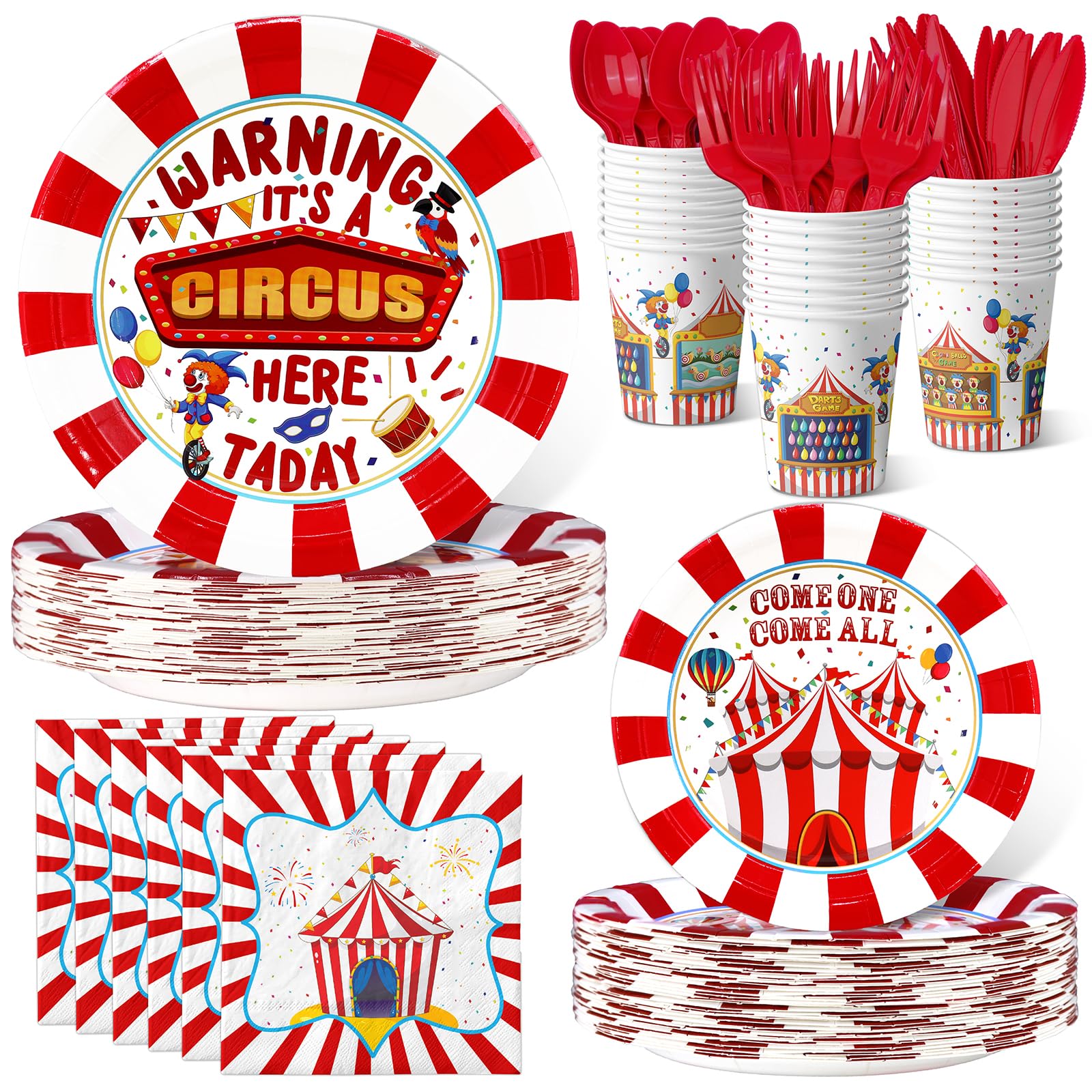 Amazon.com: Carnival Birthday Party Decorations, Whimsical Carnival ...