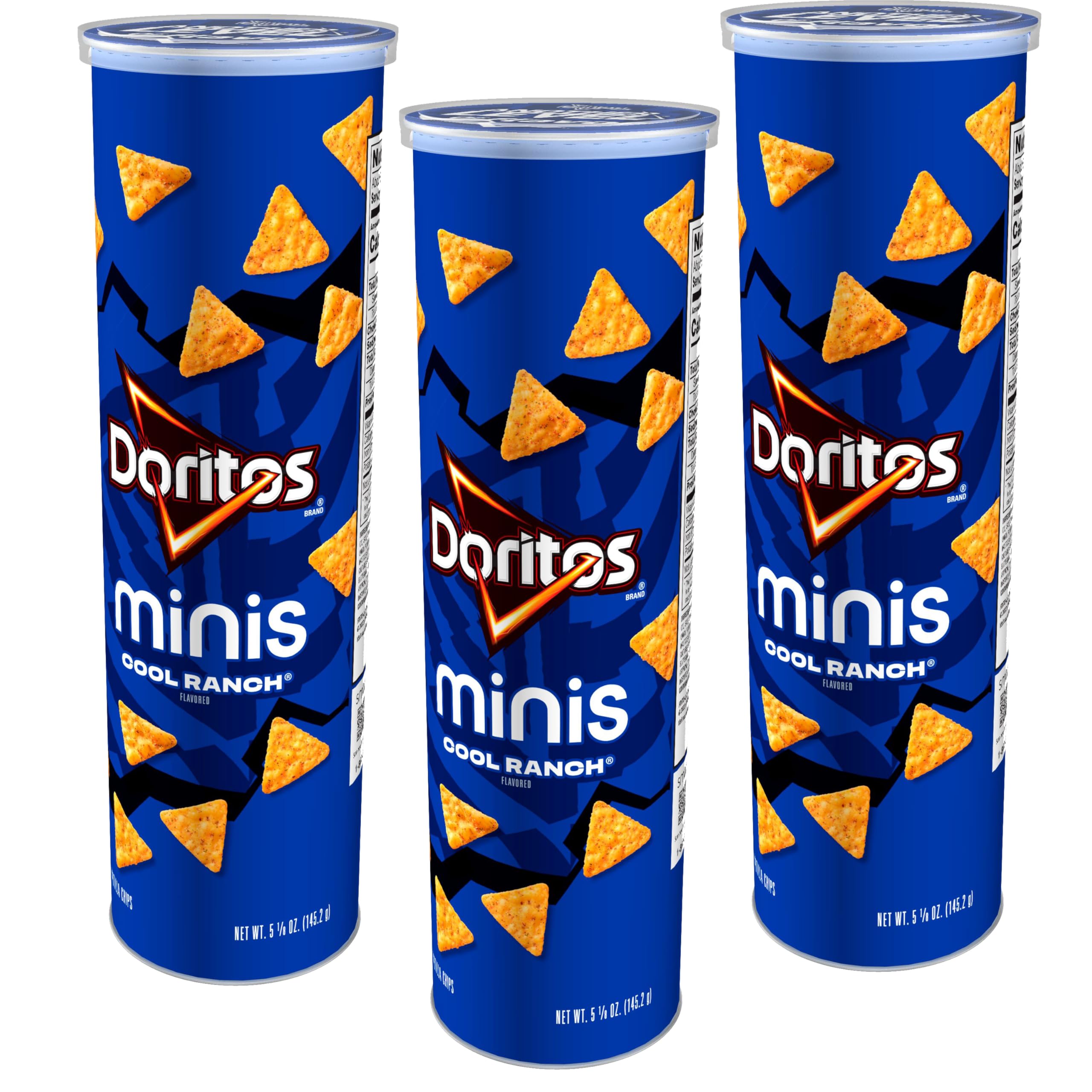 Amazon.com: Doritos Minis Cool Ranch Canister, 5.12 Oz Canisters (3 Pack)