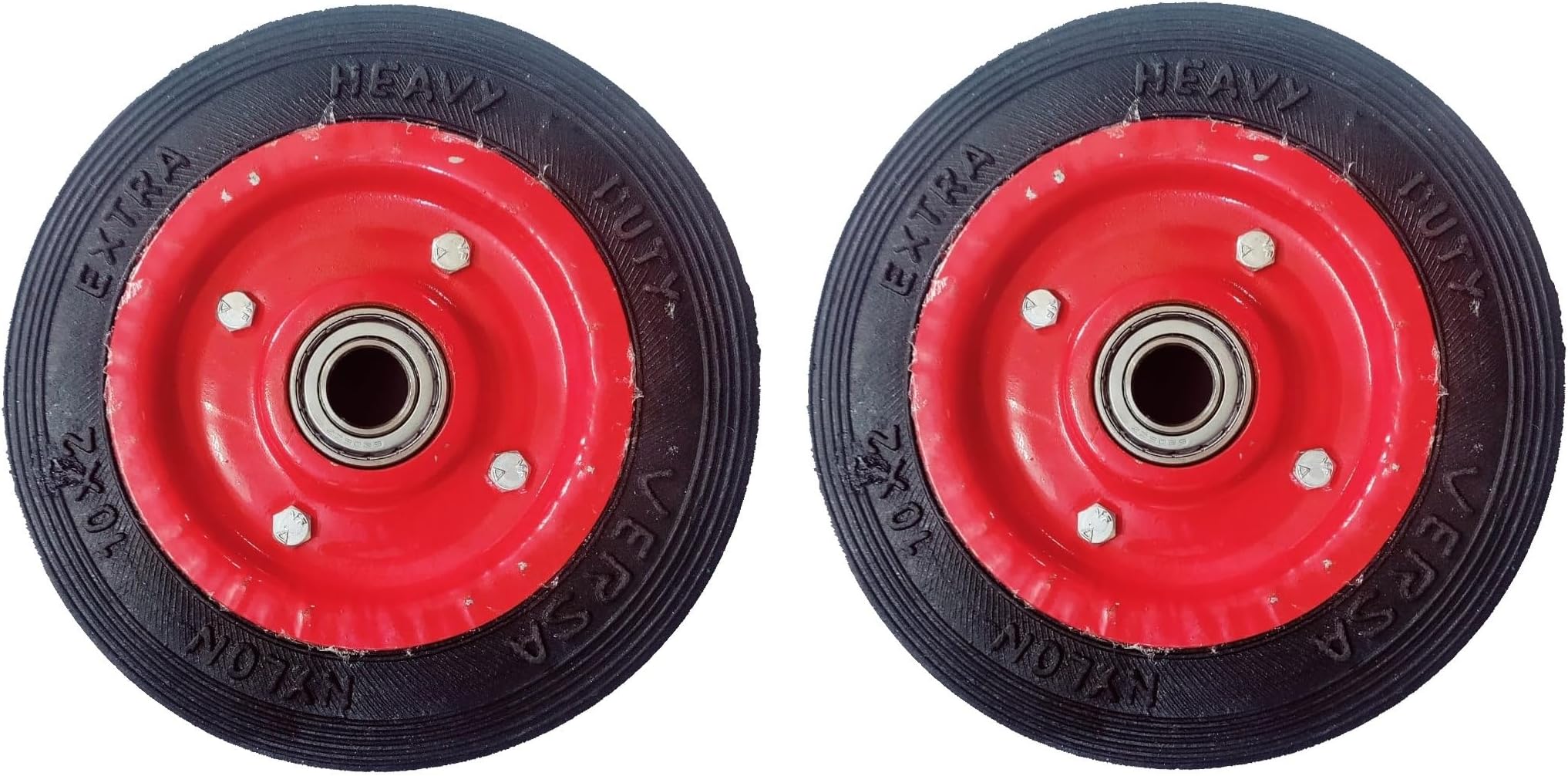 Aliza Industries Neumatic rubber wheel 10 inch with 6202 Ball bearing ...